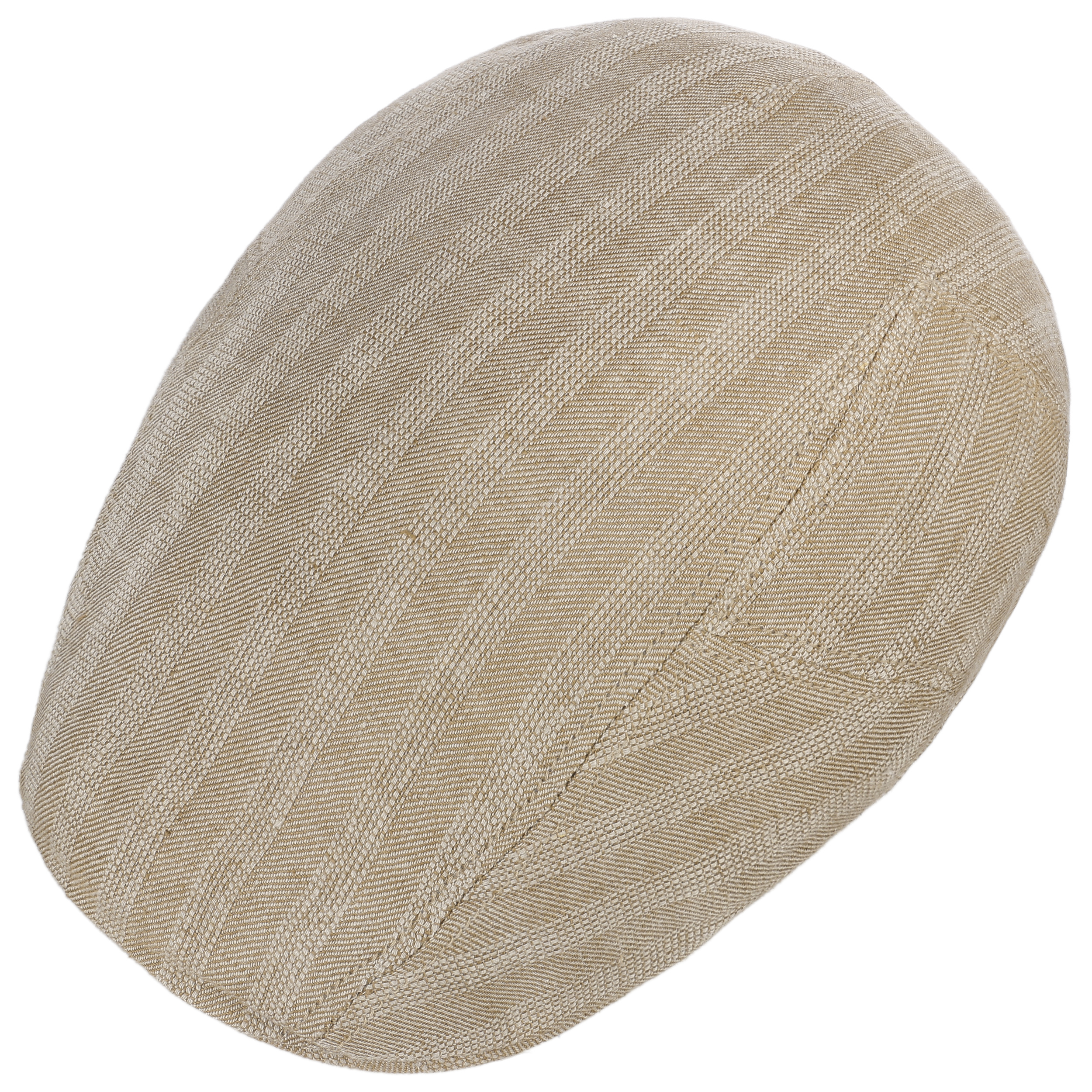 Structured Linen Flat Cap by Stetson - 89,00