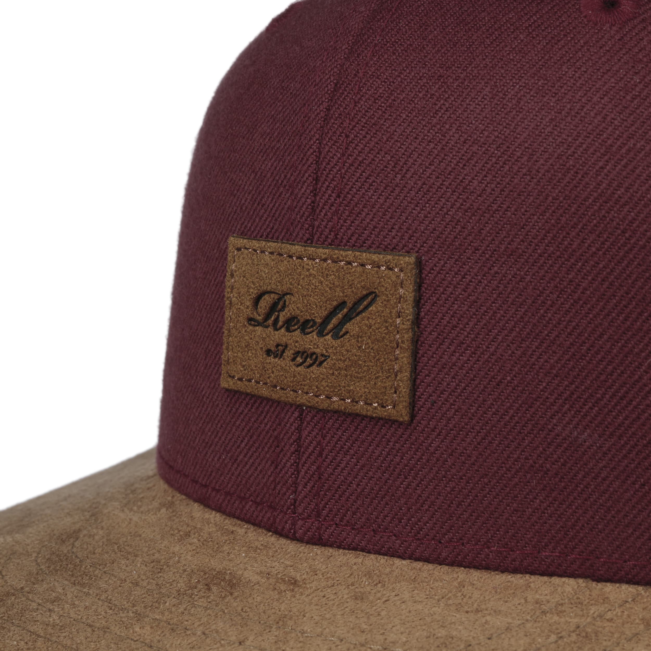 Suede 6 Panel Classic Snapback Cap by Reell - 37,95