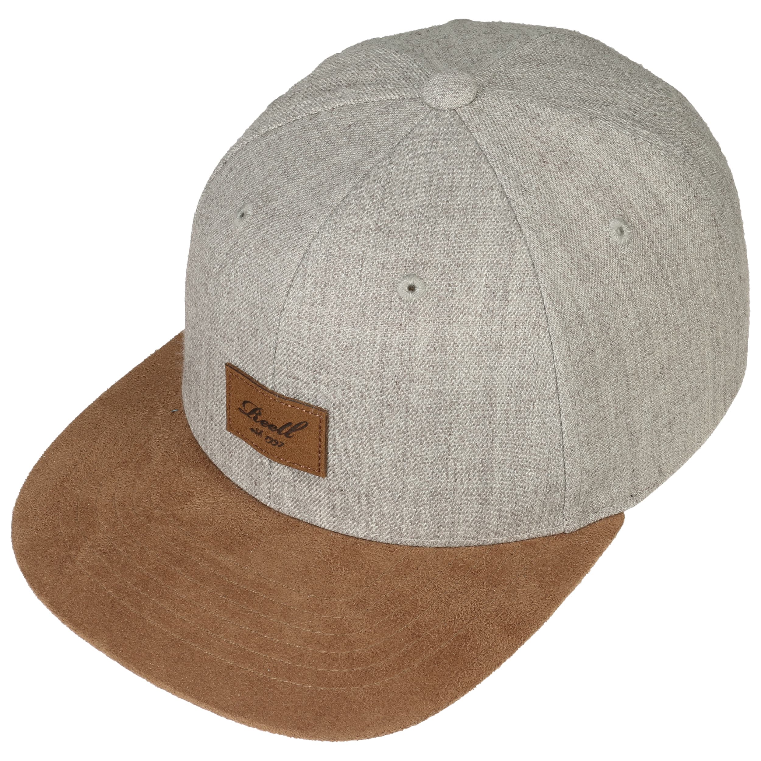 Suede 6 Panel Classic Snapback Cap by Reell - 37,95