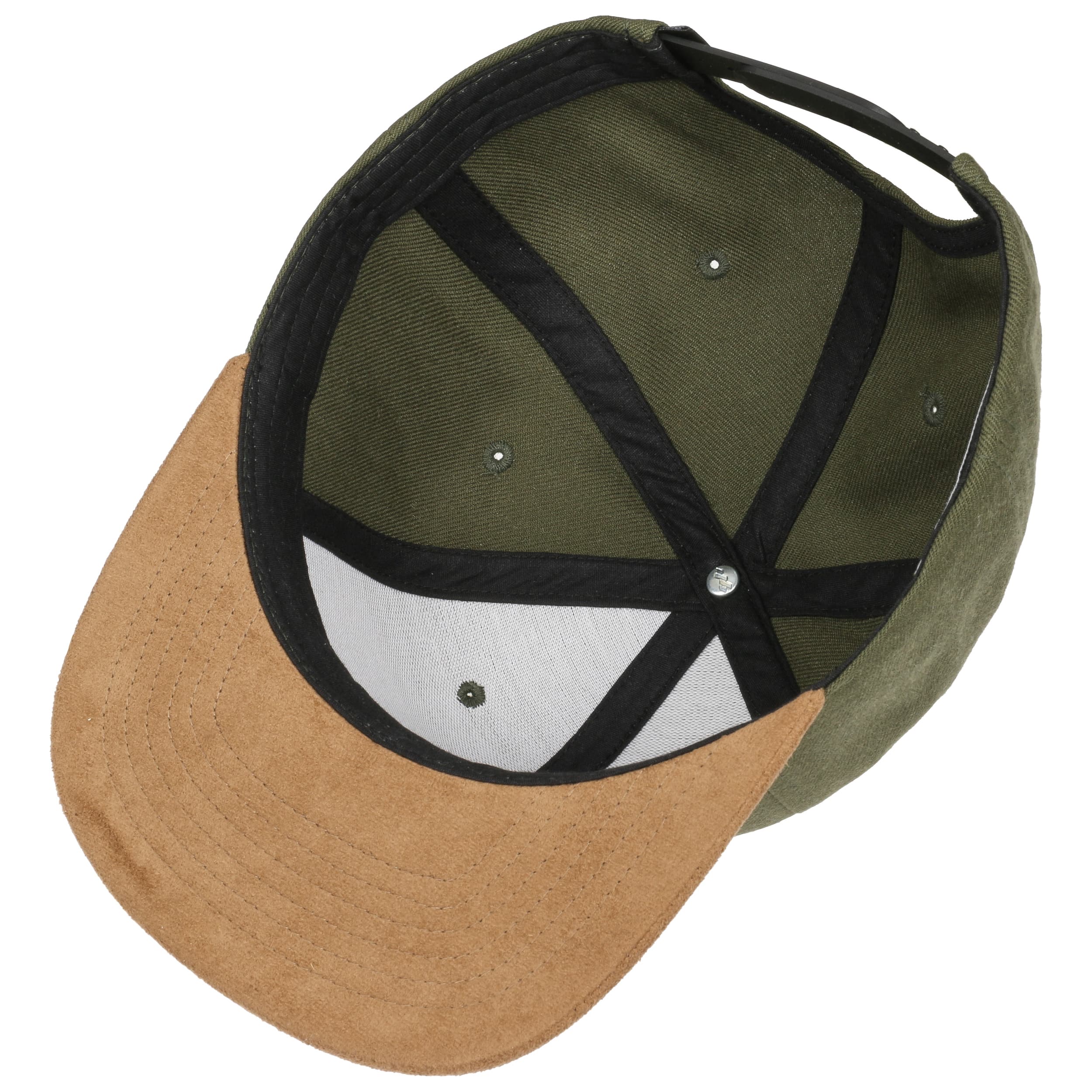 Suede 6 Panel Classic Snapback Cap by Reell - 37,95