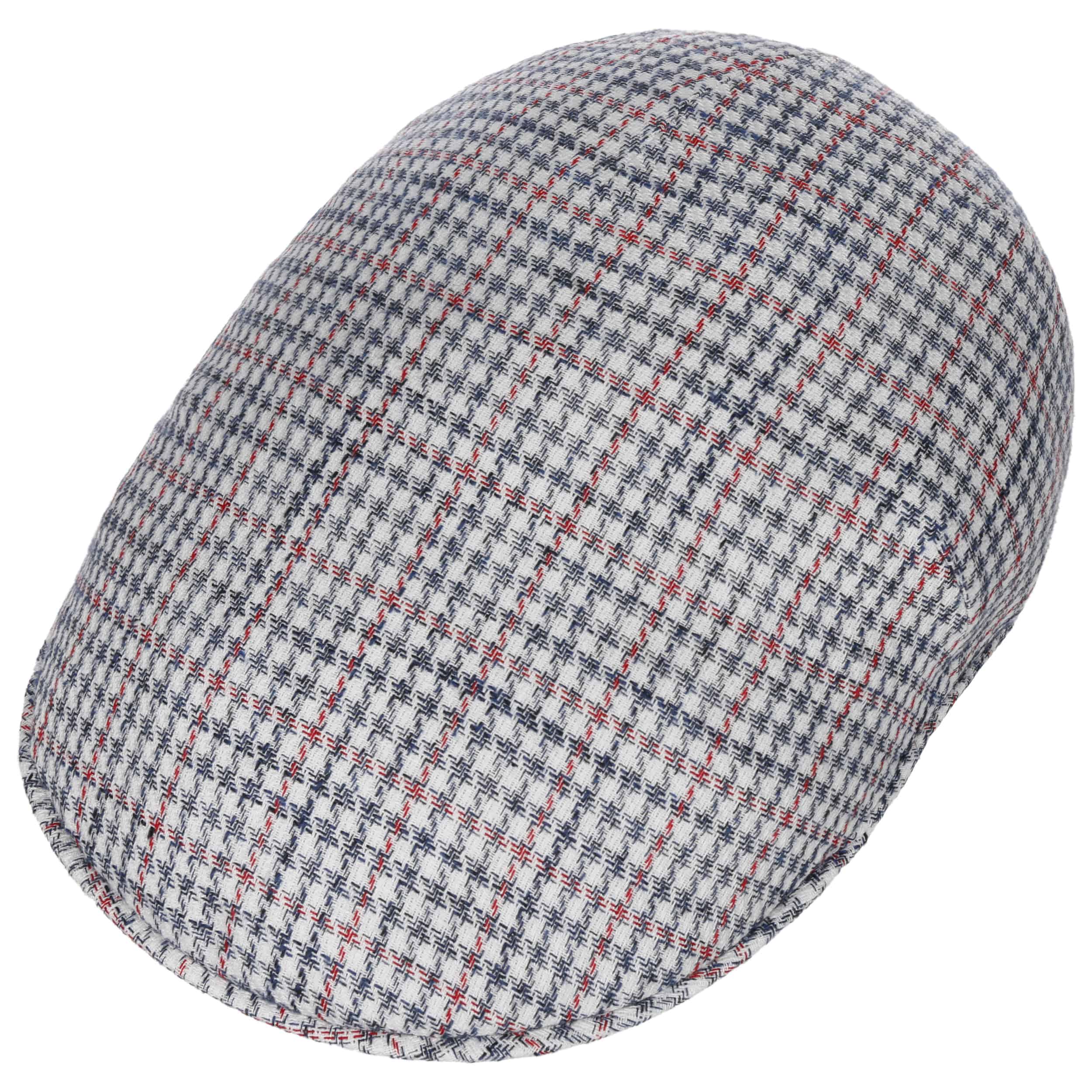 Summer Houndstooth Flat Cap by Borsalino --> Shop Hats, Beanies & Caps ...