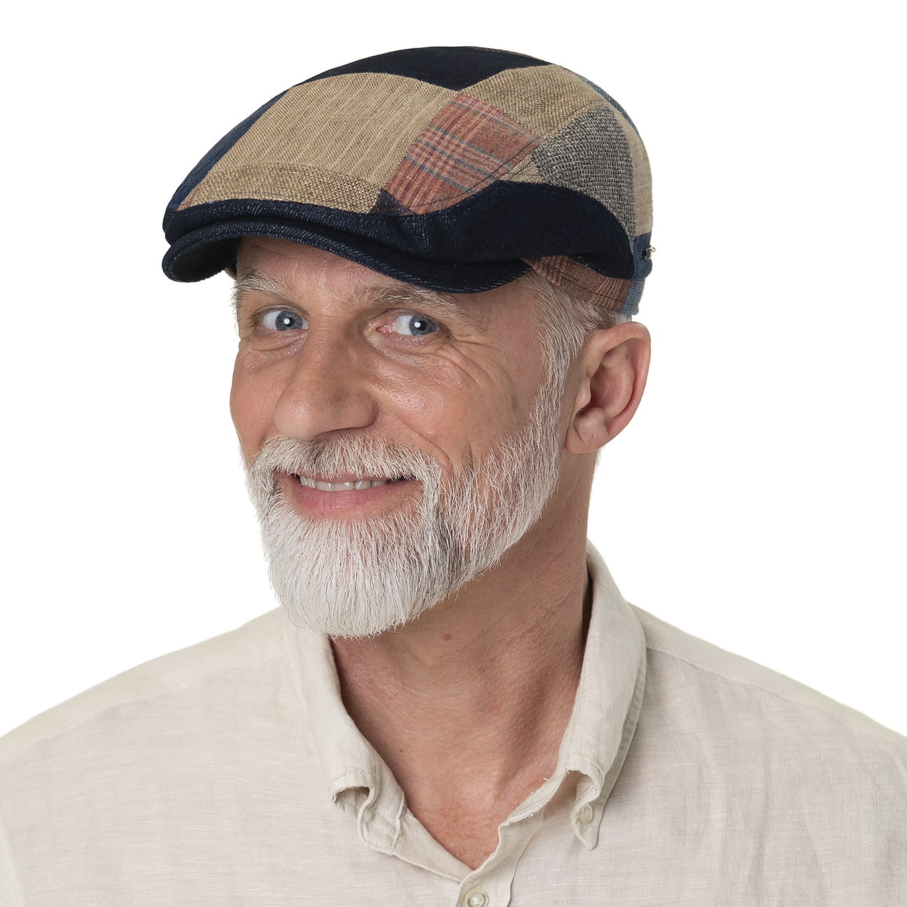 Summer Patchwork Driver Flat Cap by Stetson --> Shop Hats, Beanies ...