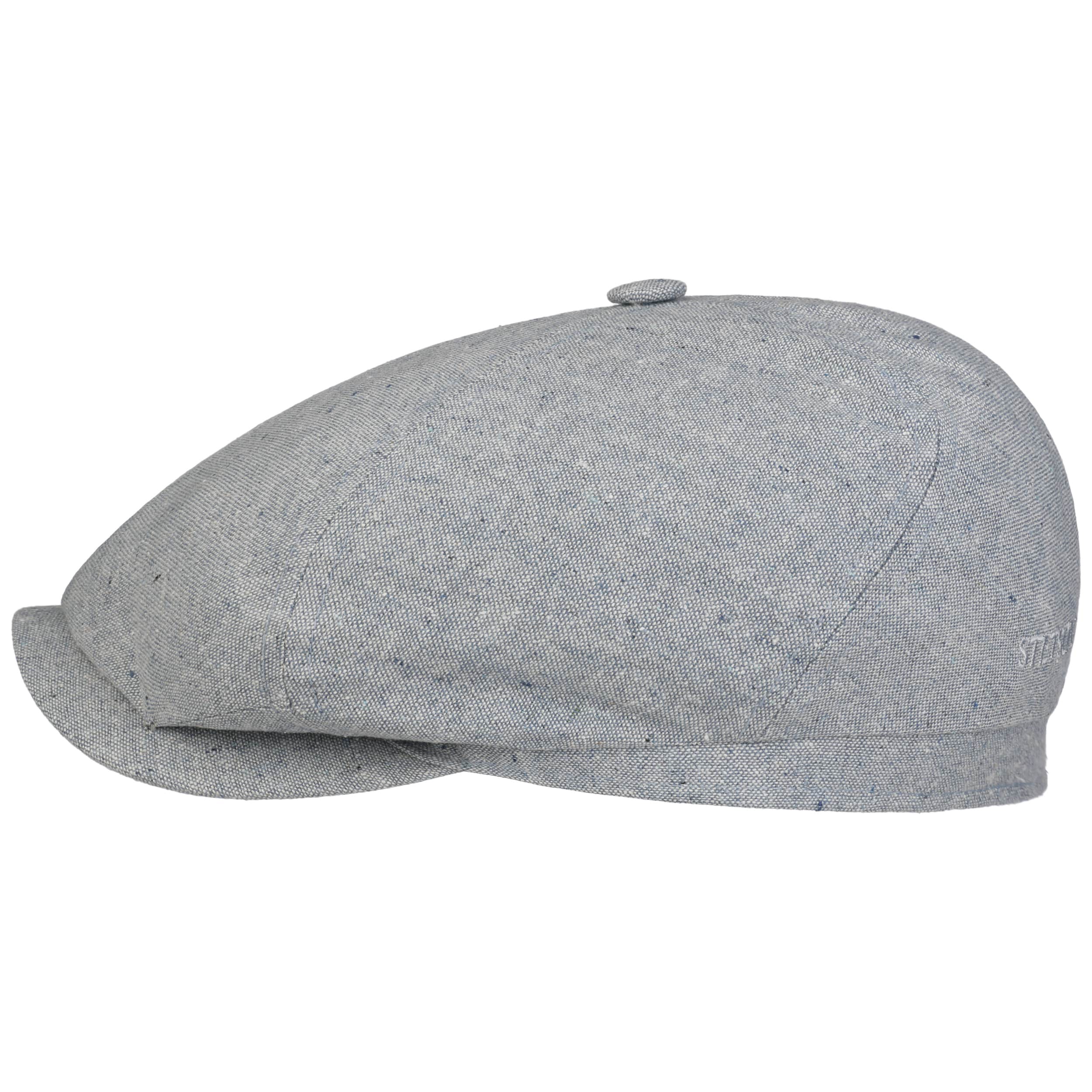 Sustainable Hanover 6 Panel Flat Cap by Stetson - 99,00