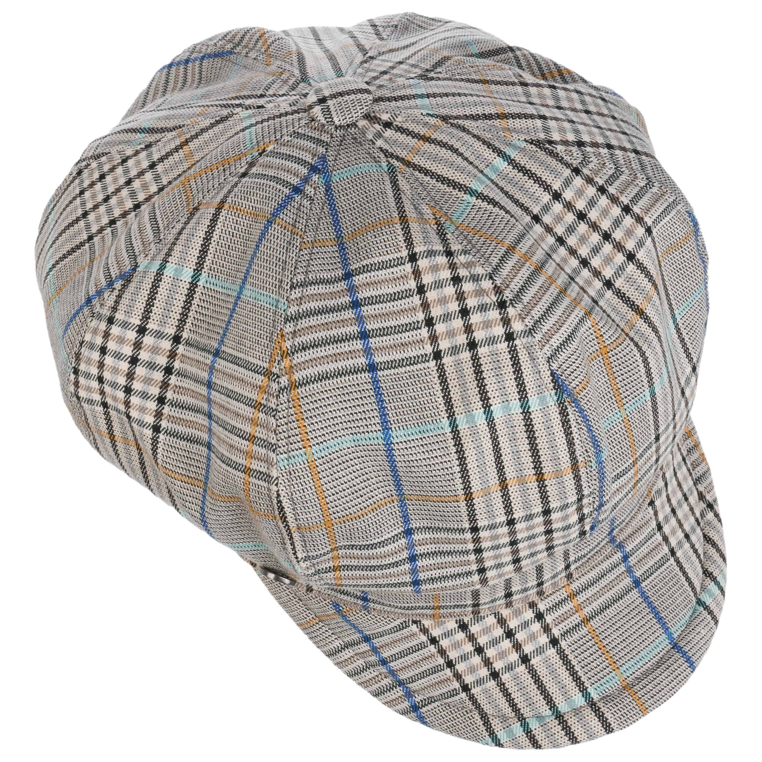 Tarragona Check Newsboy Cap by Lierys - 62,95