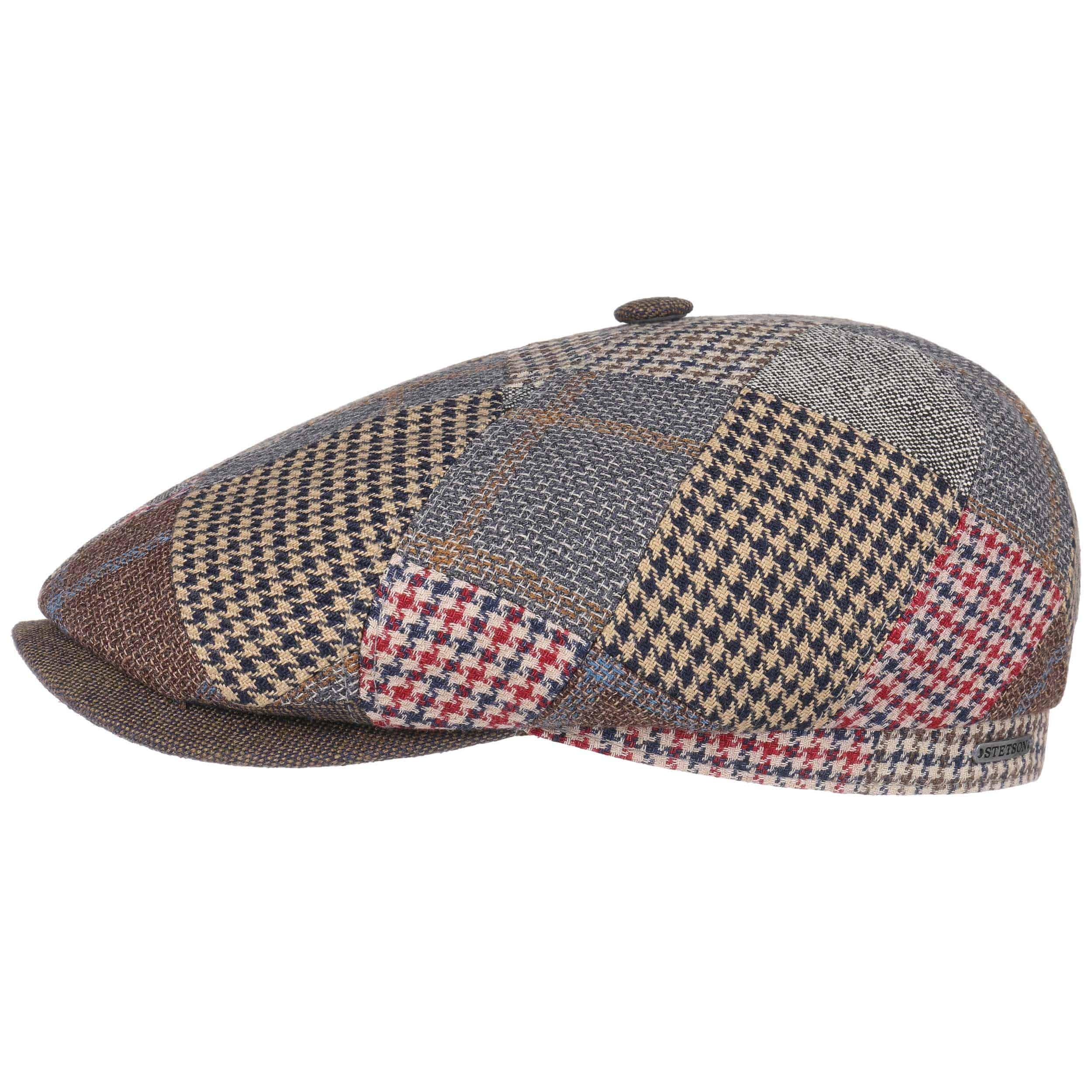Tecopa Patchwork 6 Panel Flat Cap by Stetson - 59,00