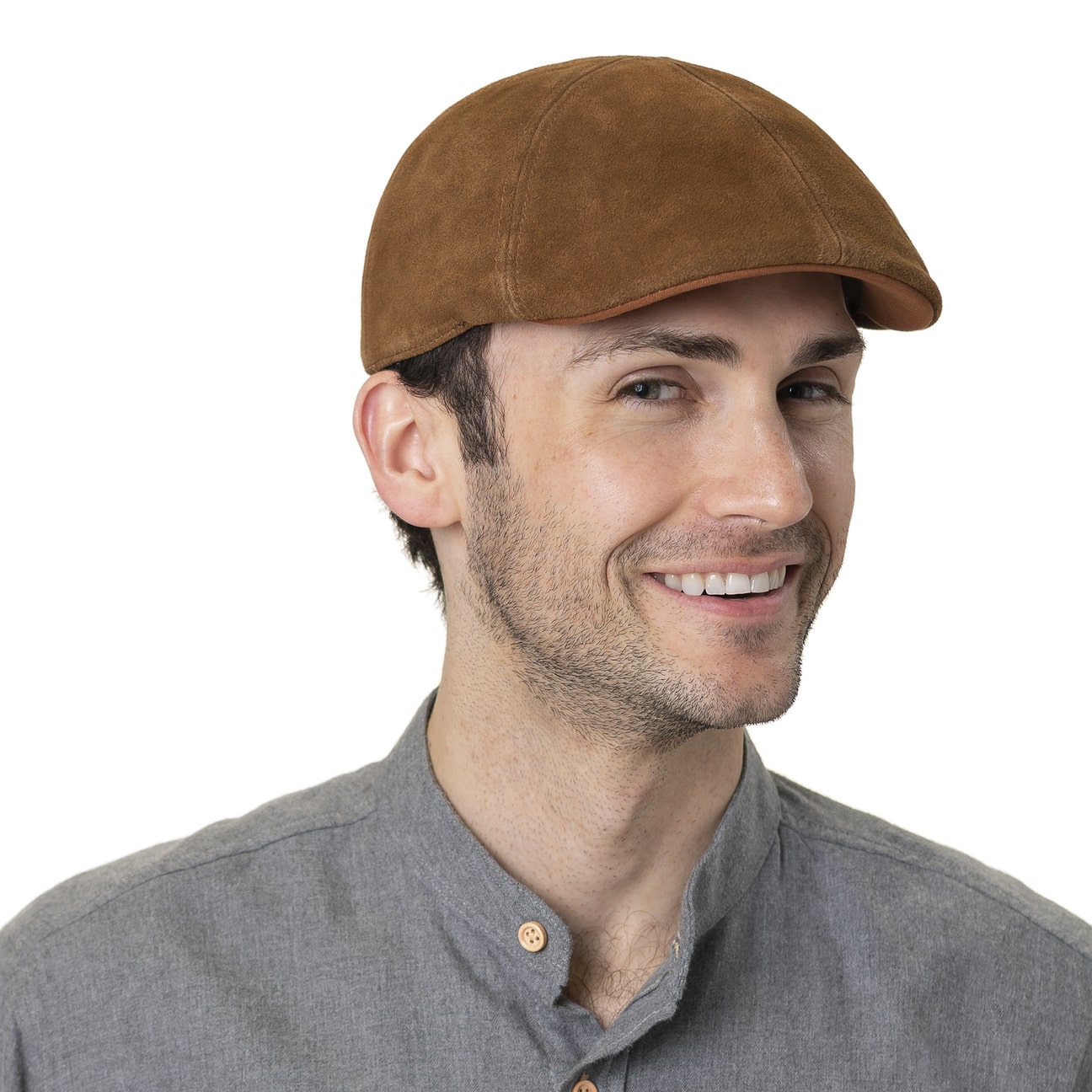 Texas Calf Split Flat Cap by Stetson --> Shop Hats, Beanies & Caps ...