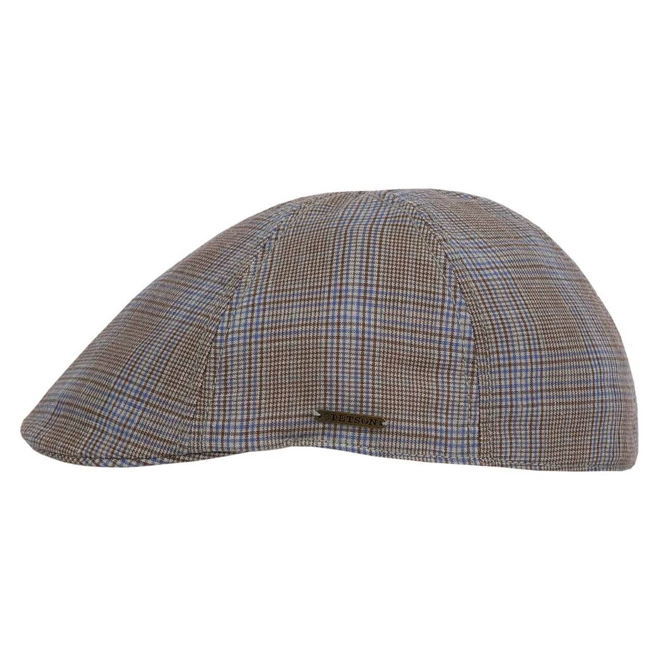 Texas Checks Flat Cap by Stetson - 35,00