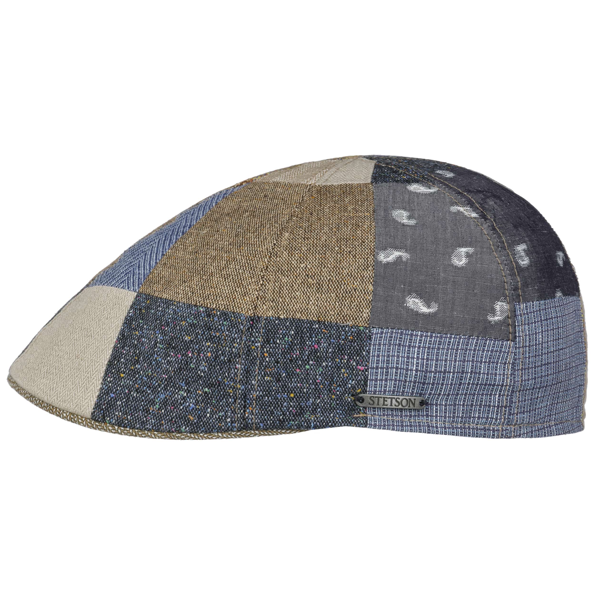 Texas Fresh Patchwork Flat Cap by Stetson - 79,00