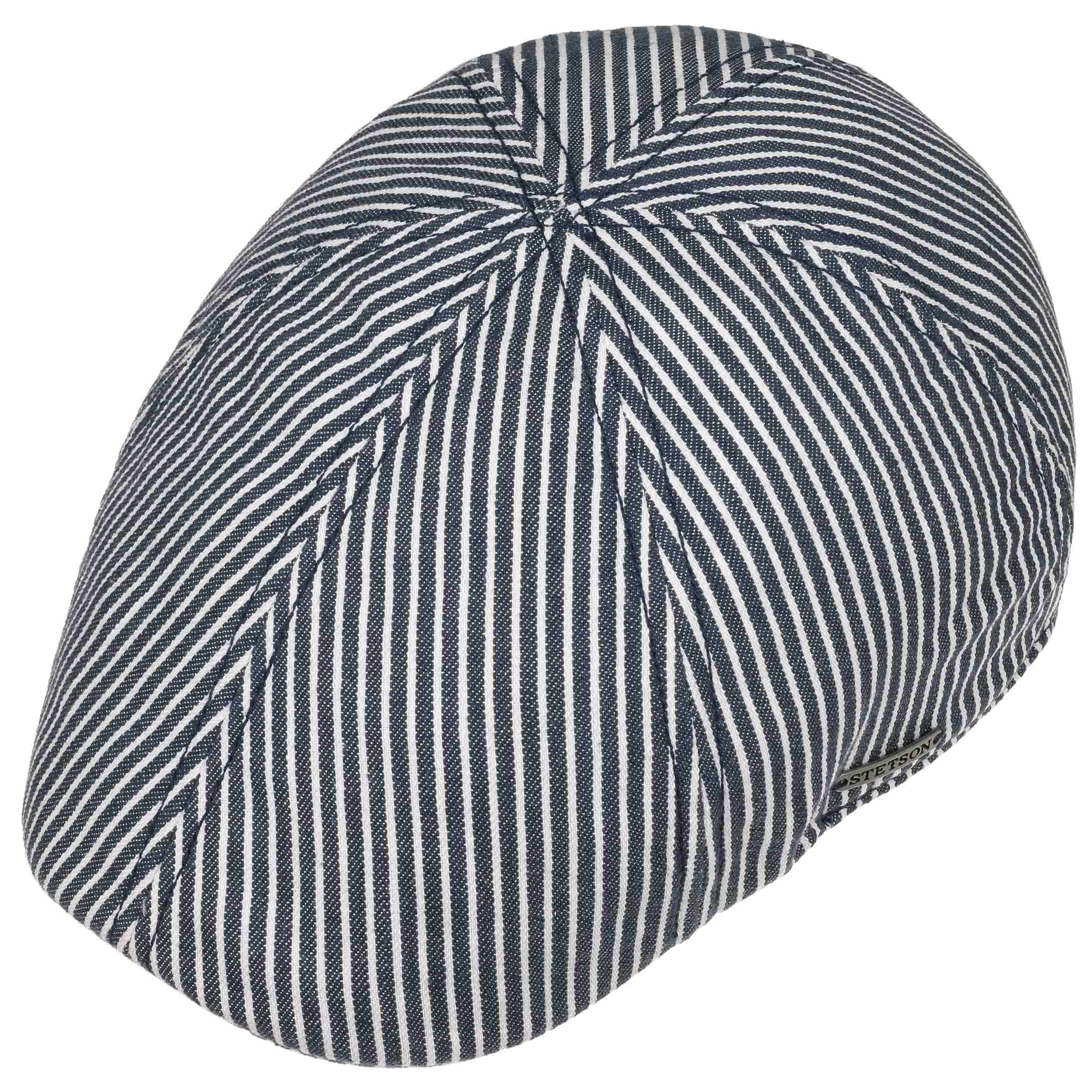 Texas Hickory Stripe Flat Cap by Stetson - 41,95