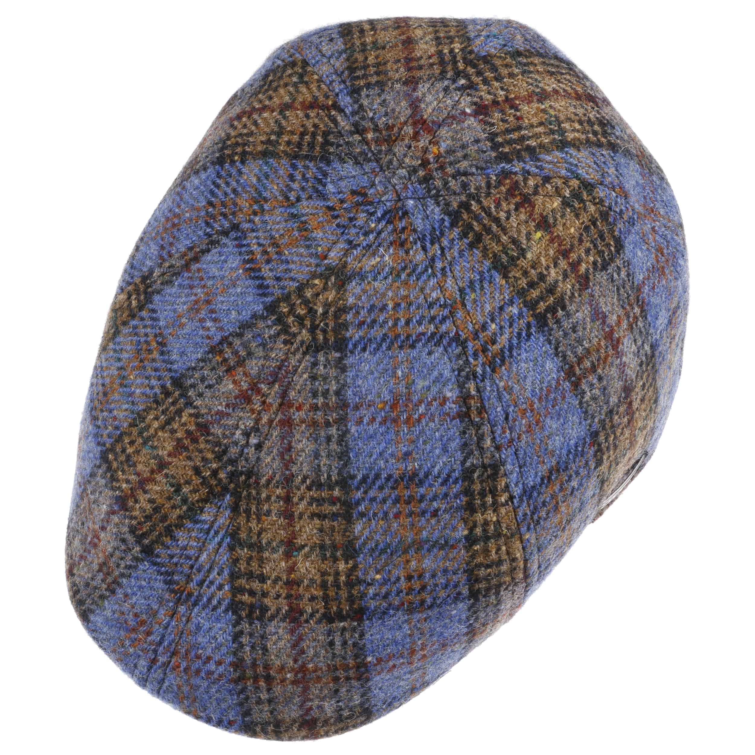 Texas Lambswool Plaid Flat Cap by Stetson - 61,95