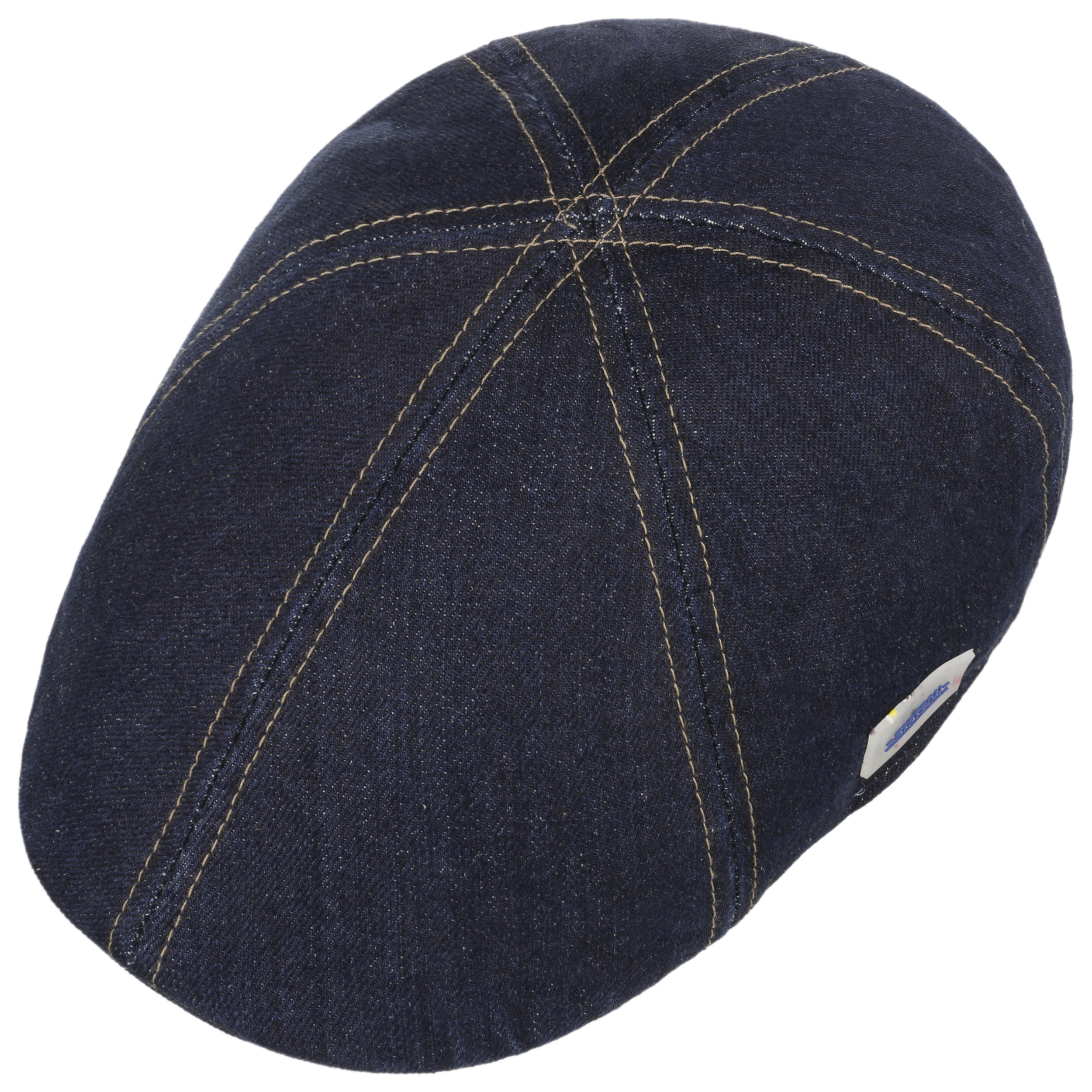 Texas Sustainable Denim Flat Cap by Stetson - 61,95