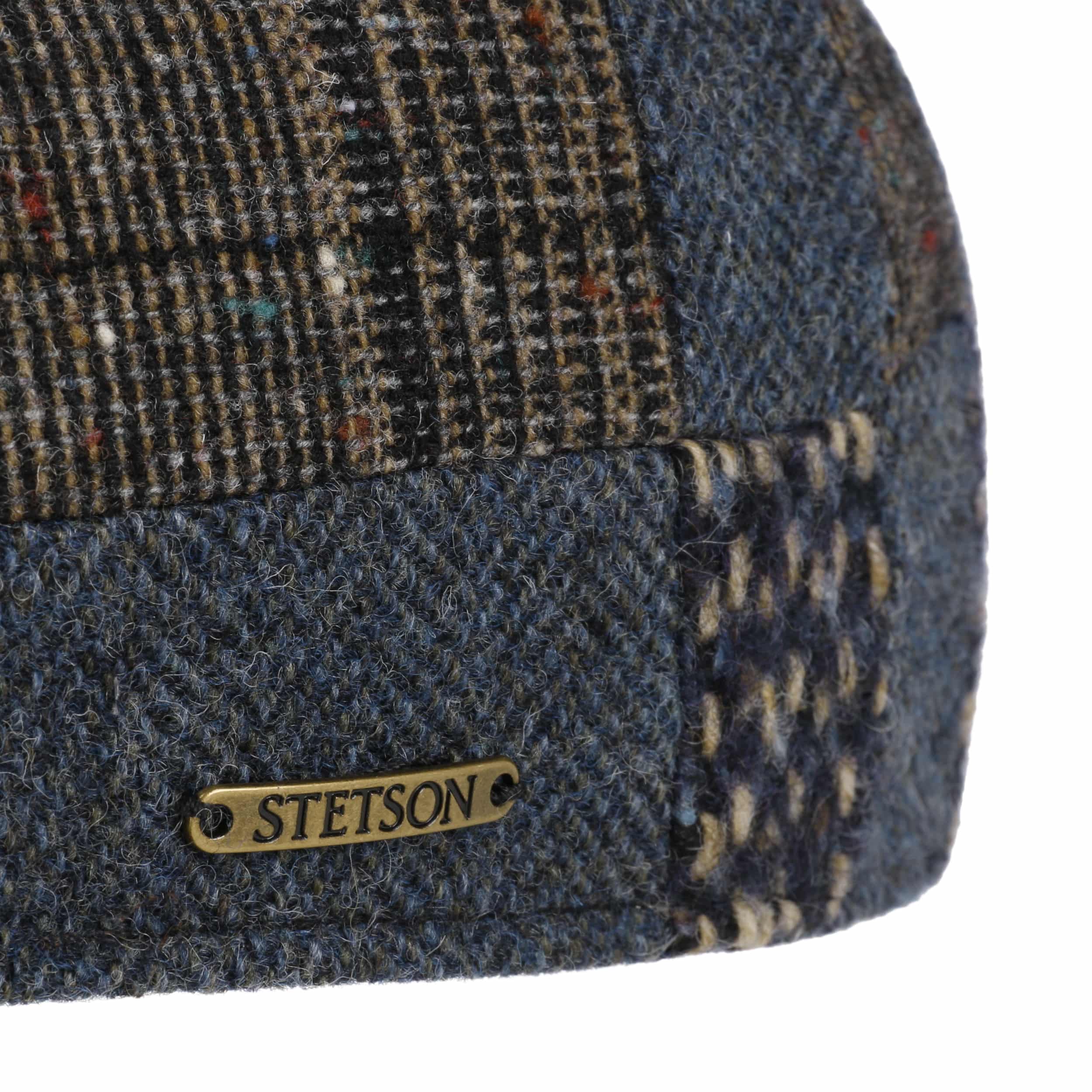 Texas Wool Mix Patchwork Flat Cap by Stetson --> Shop Hats, Beanies ...
