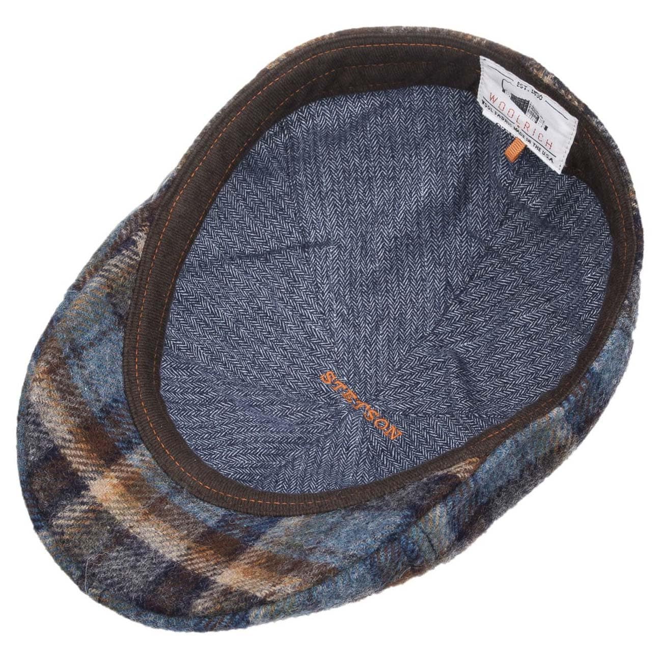 Texas Woolrich Checked Cap by Stetson - 39,00