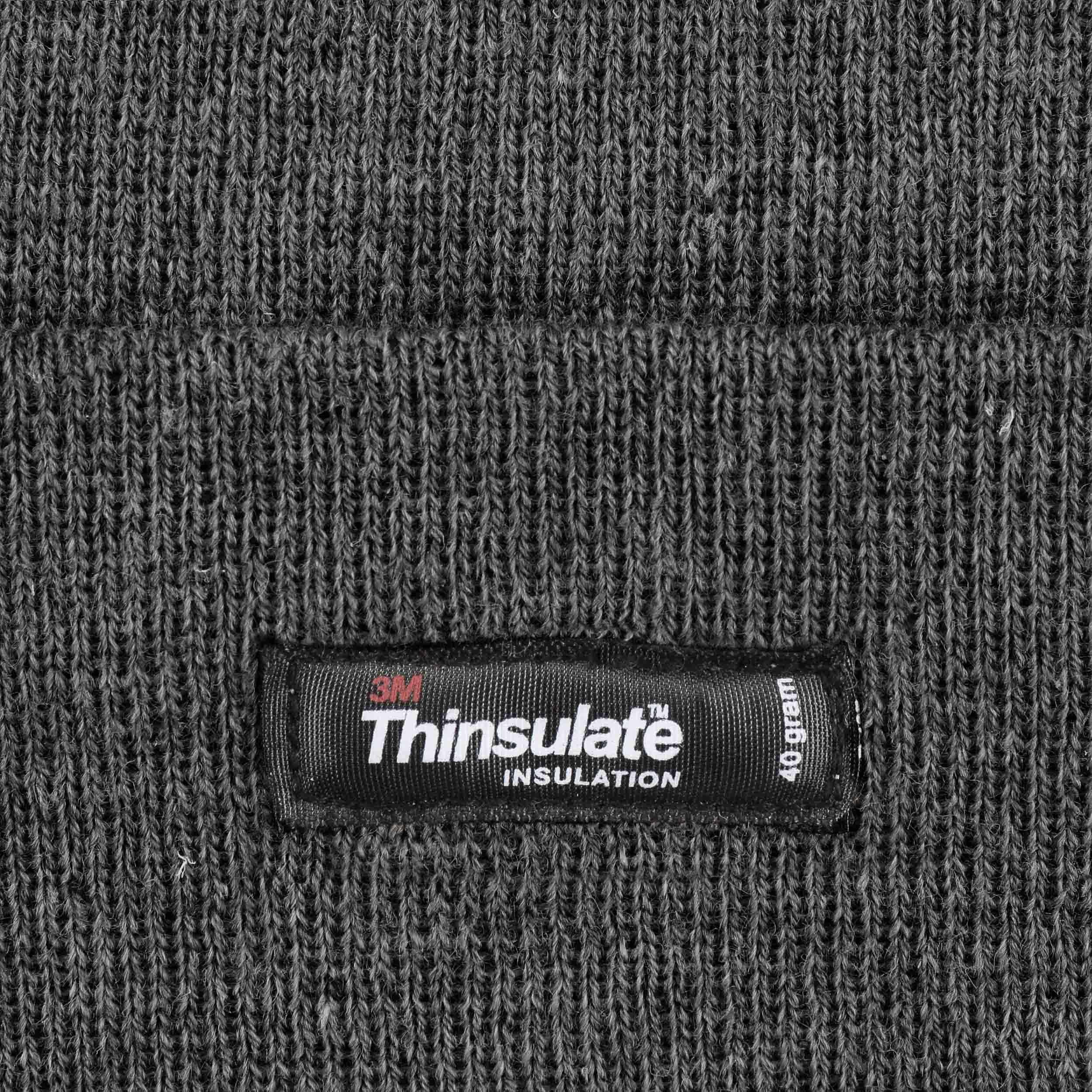 Thinsulate 3M Beanie Knit Hat with Cuff - 10,95