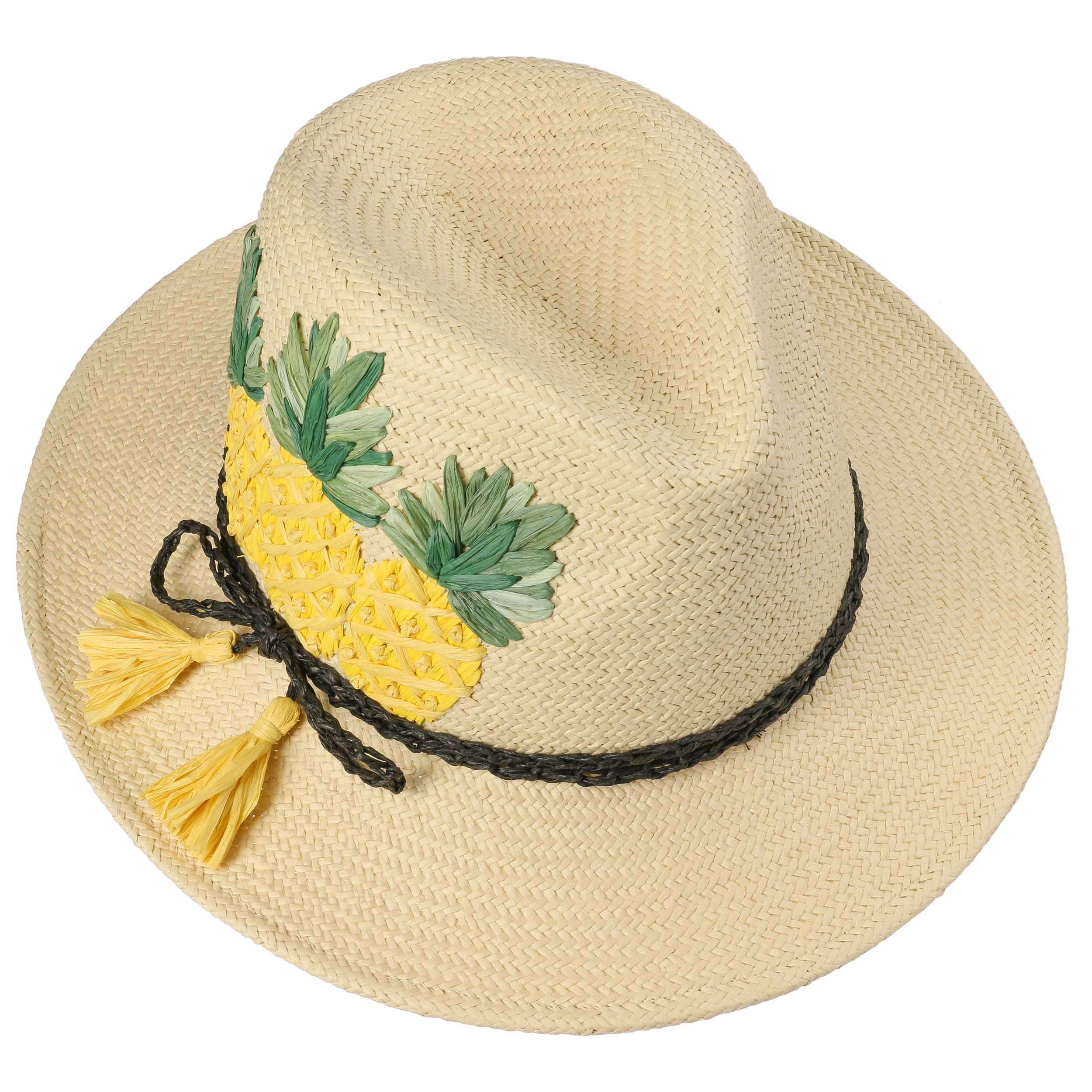 Three Pineapples Straw Hat by Seeberger - 49,95