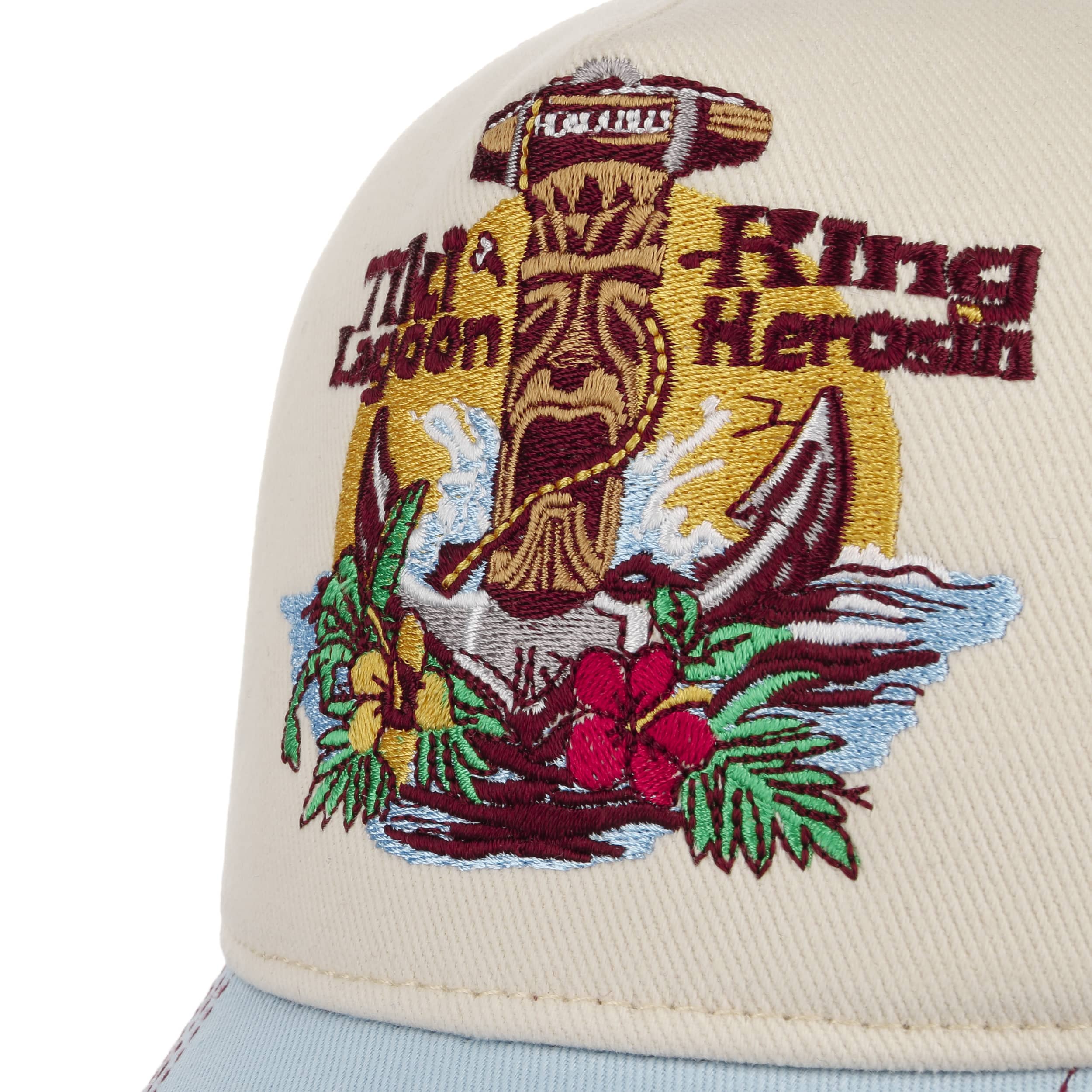 Tiki Lagoon Trucker Cap by King Kerosin --> Shop Hats, Beanies & Caps ...