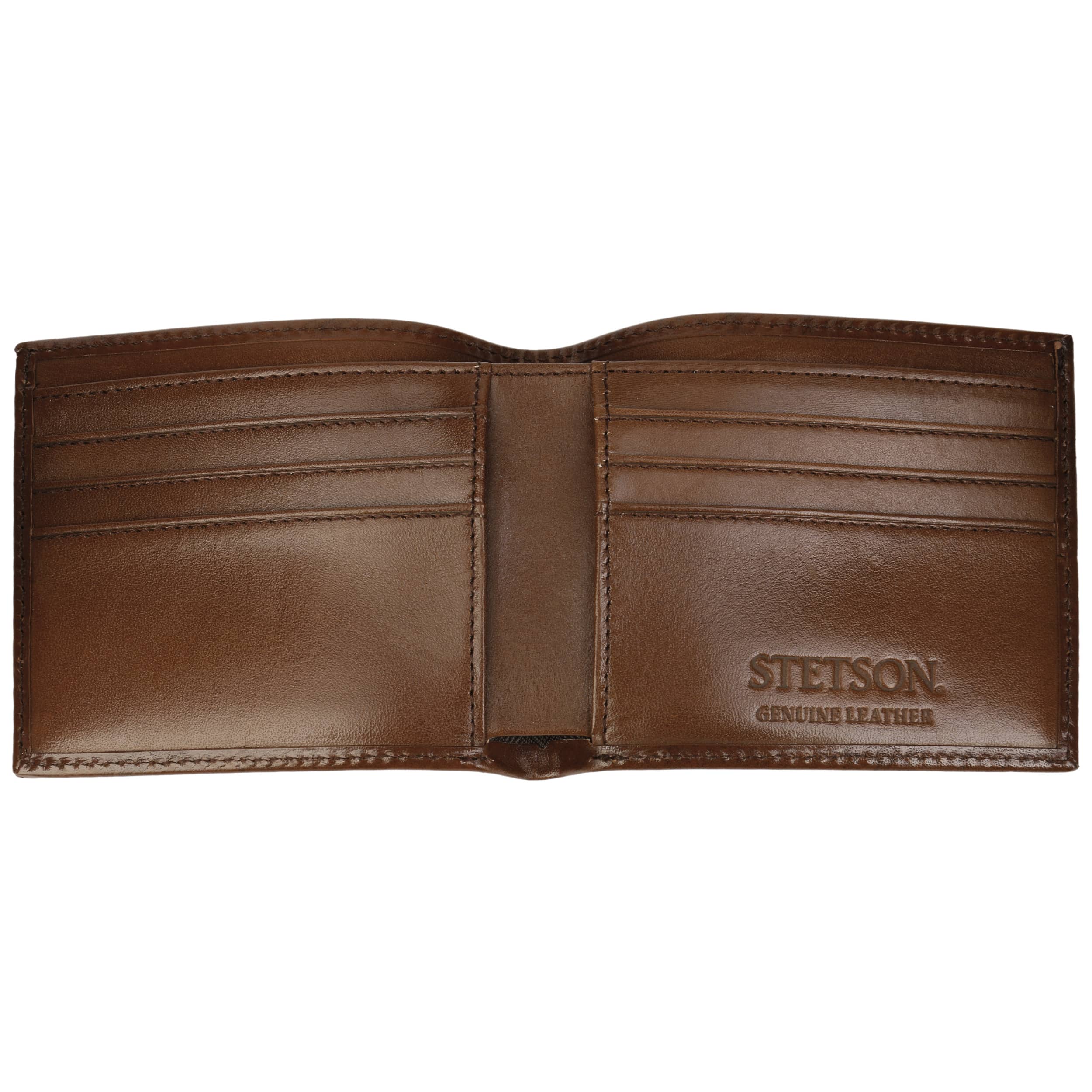 Tooled Leather Bi-Fold Wallet by Stetson - 90,00