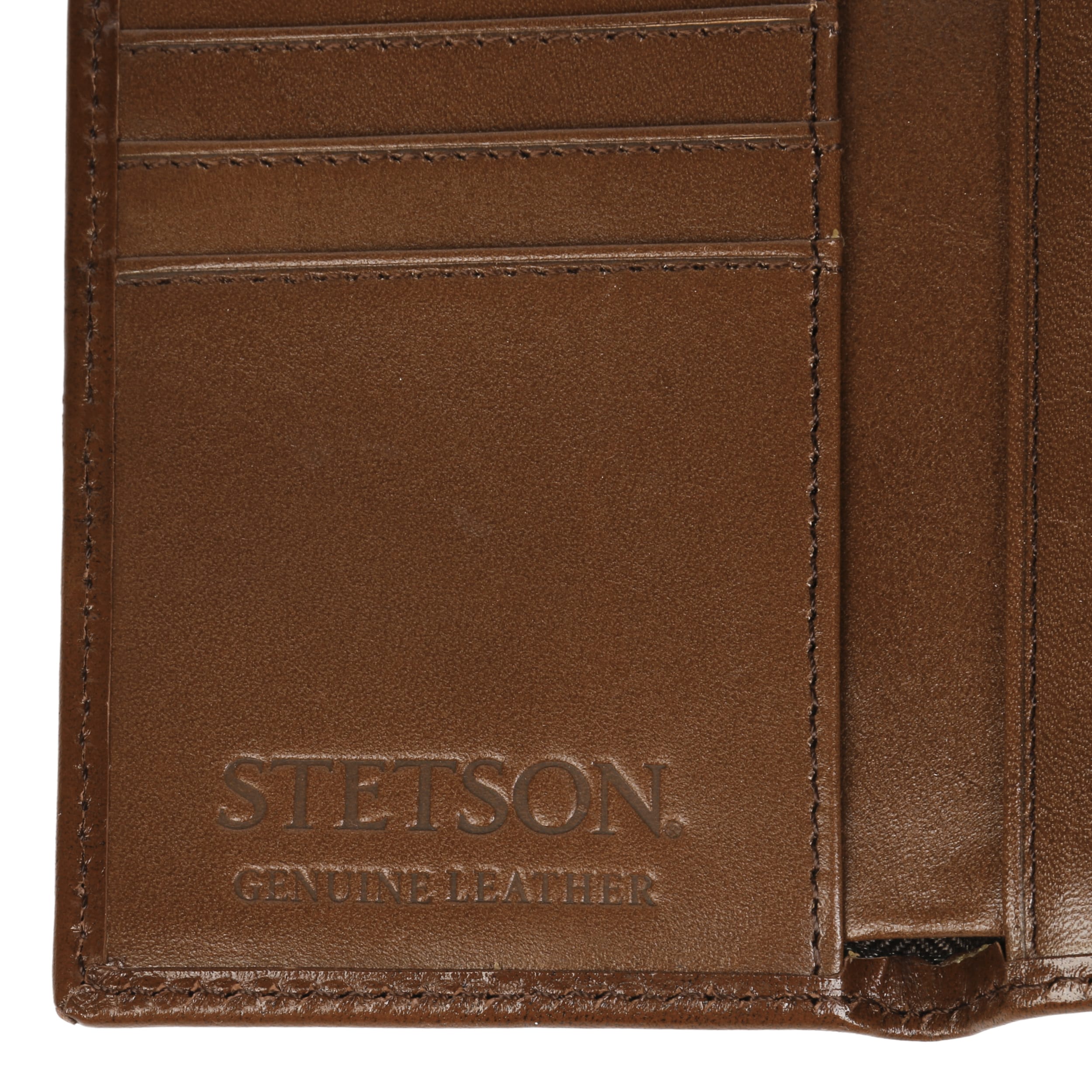 Tooled Leather Tri-Fold Wallet by Stetson - 90,00