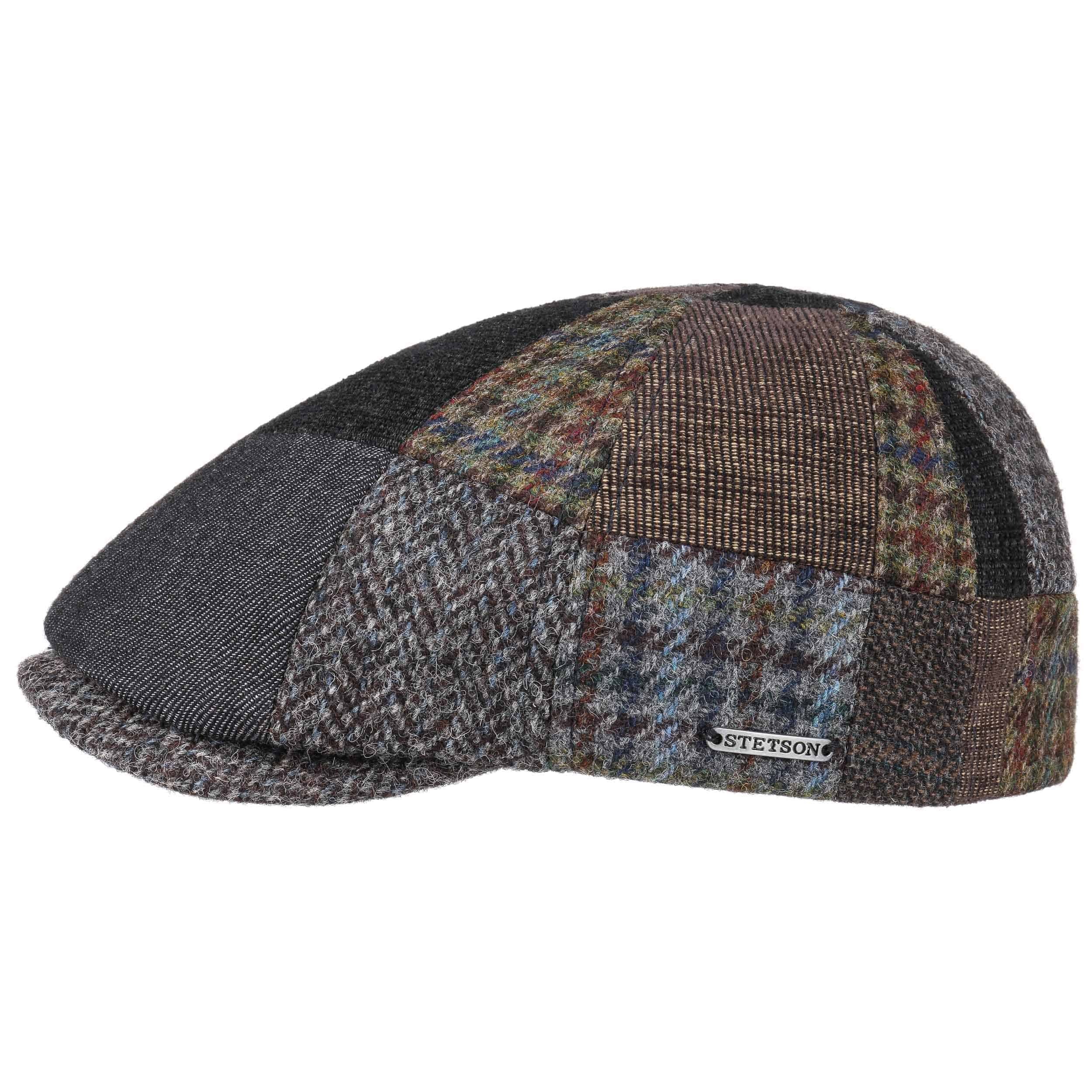 Trescott Patchwork Flat Cap by Stetson - 69,00