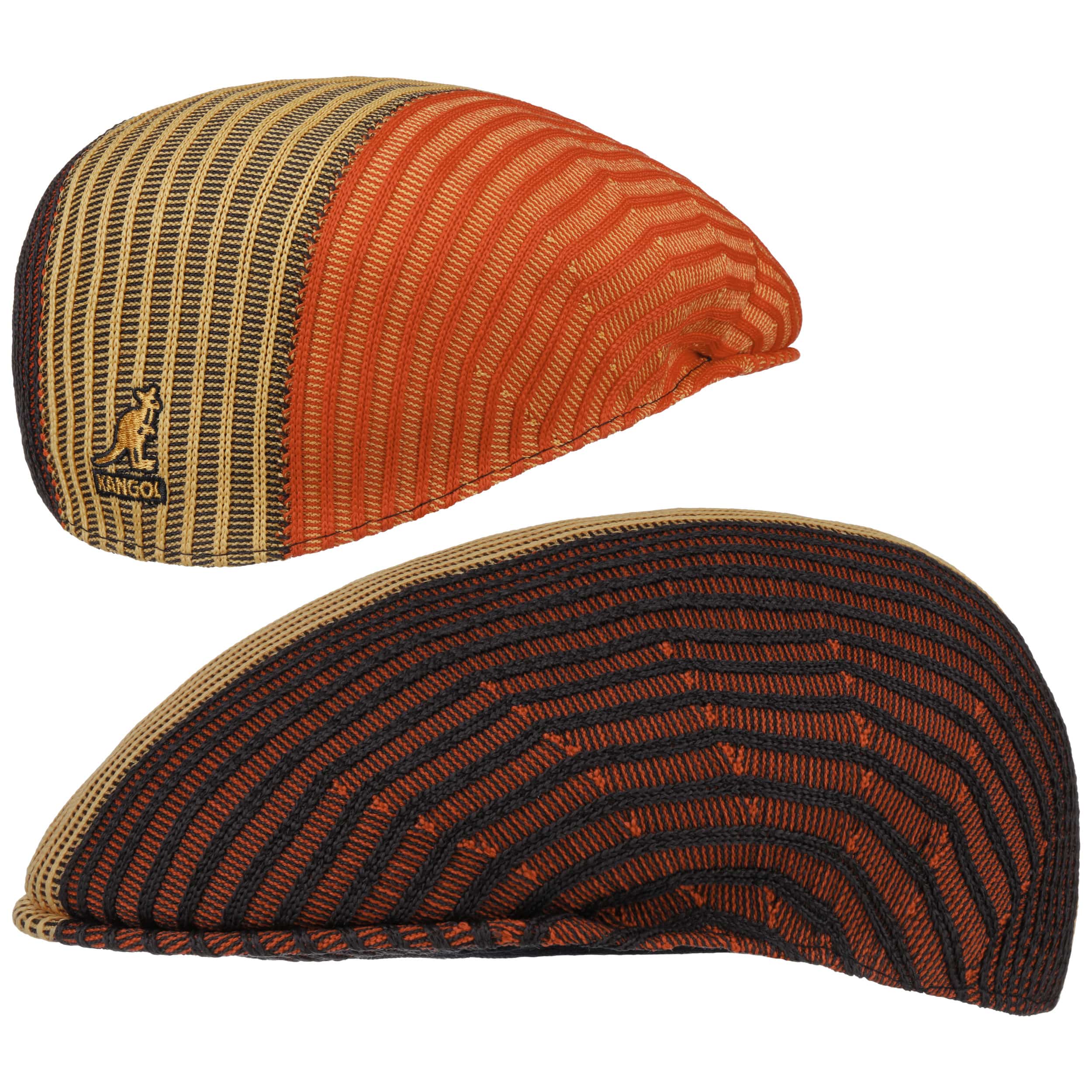 Tri Tone RIB 504 Flat Cap by Kangol --> Shop Hats, Beanies & Caps ...