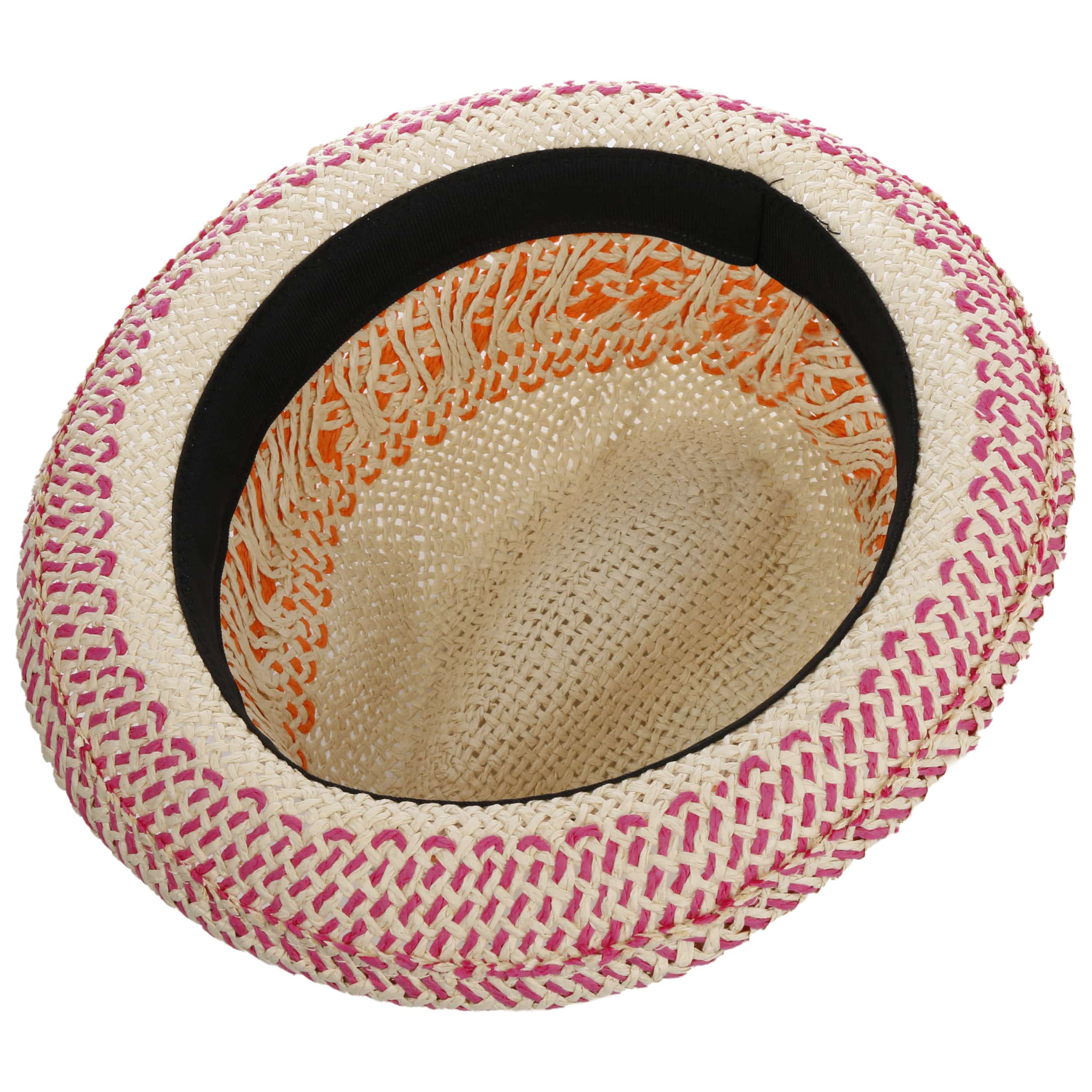 Tricolour Latina Trilby Straw Hat by Chillouts - 32,95