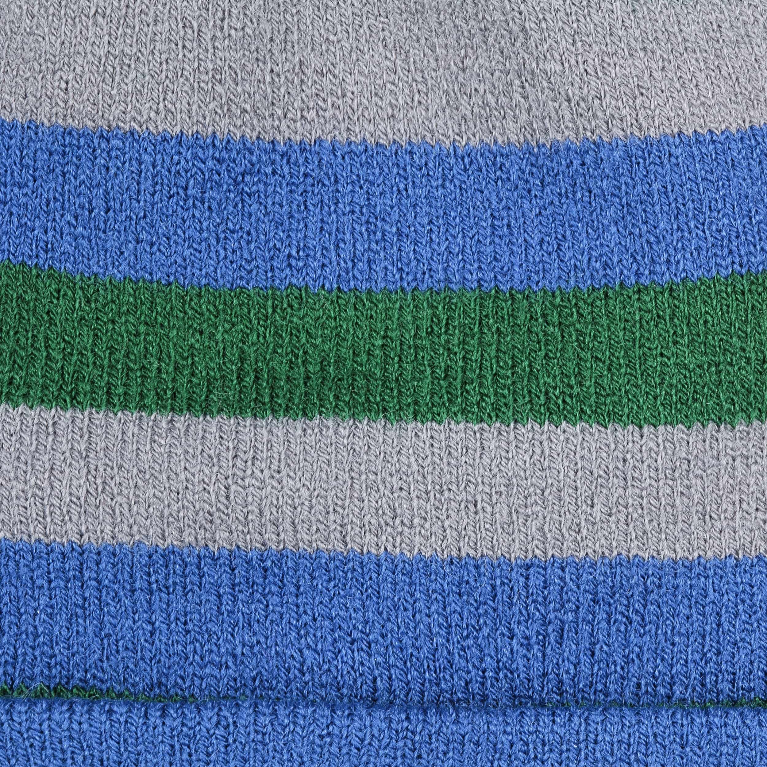 Tricolour Stripes Cuffed Beanie by Stetson - 29,00