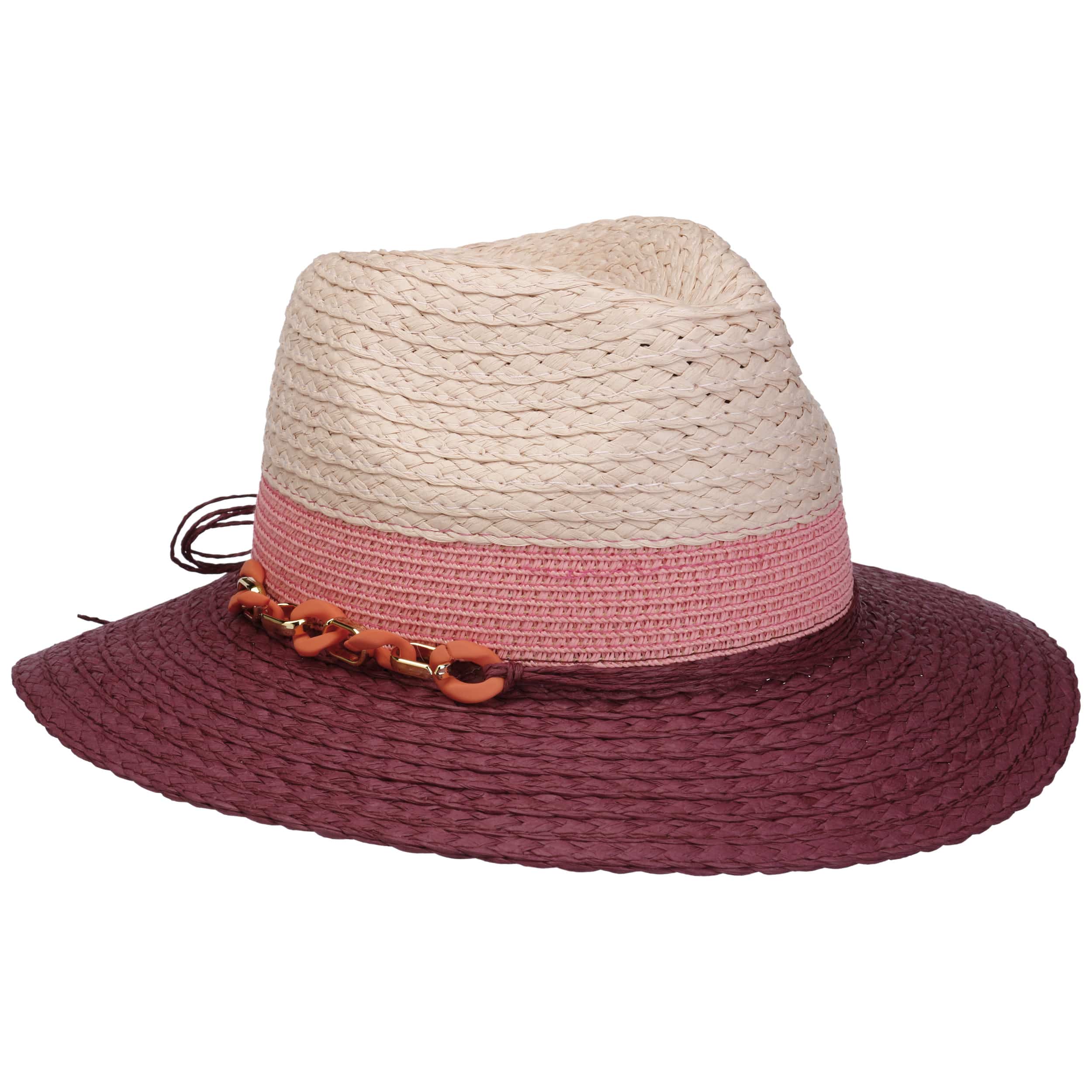Tricolour Traveller Straw Hat - 32,95