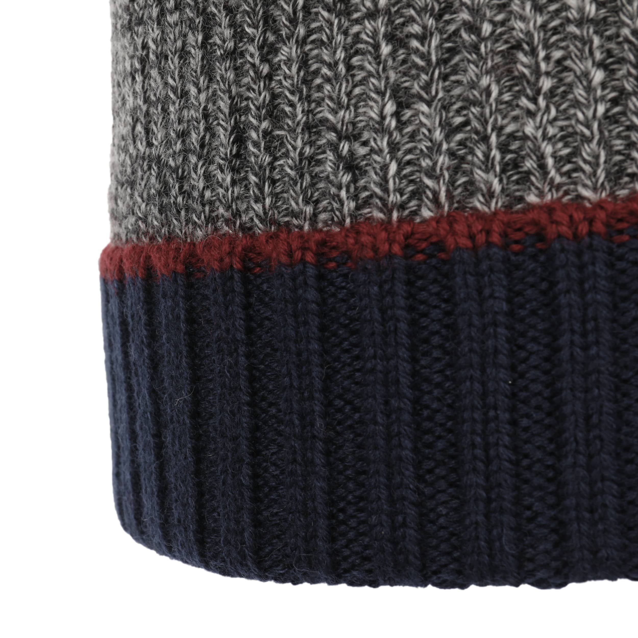 Tricolour Wool Beanie Hat by bugatti - 38,95
