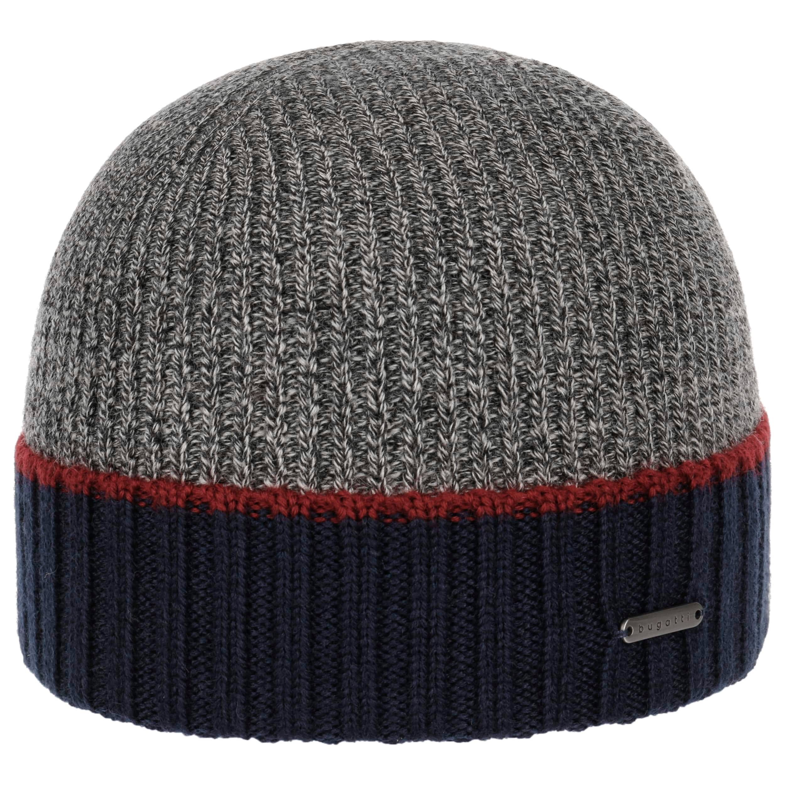 Tricolour Wool Beanie Hat by bugatti - 38,95
