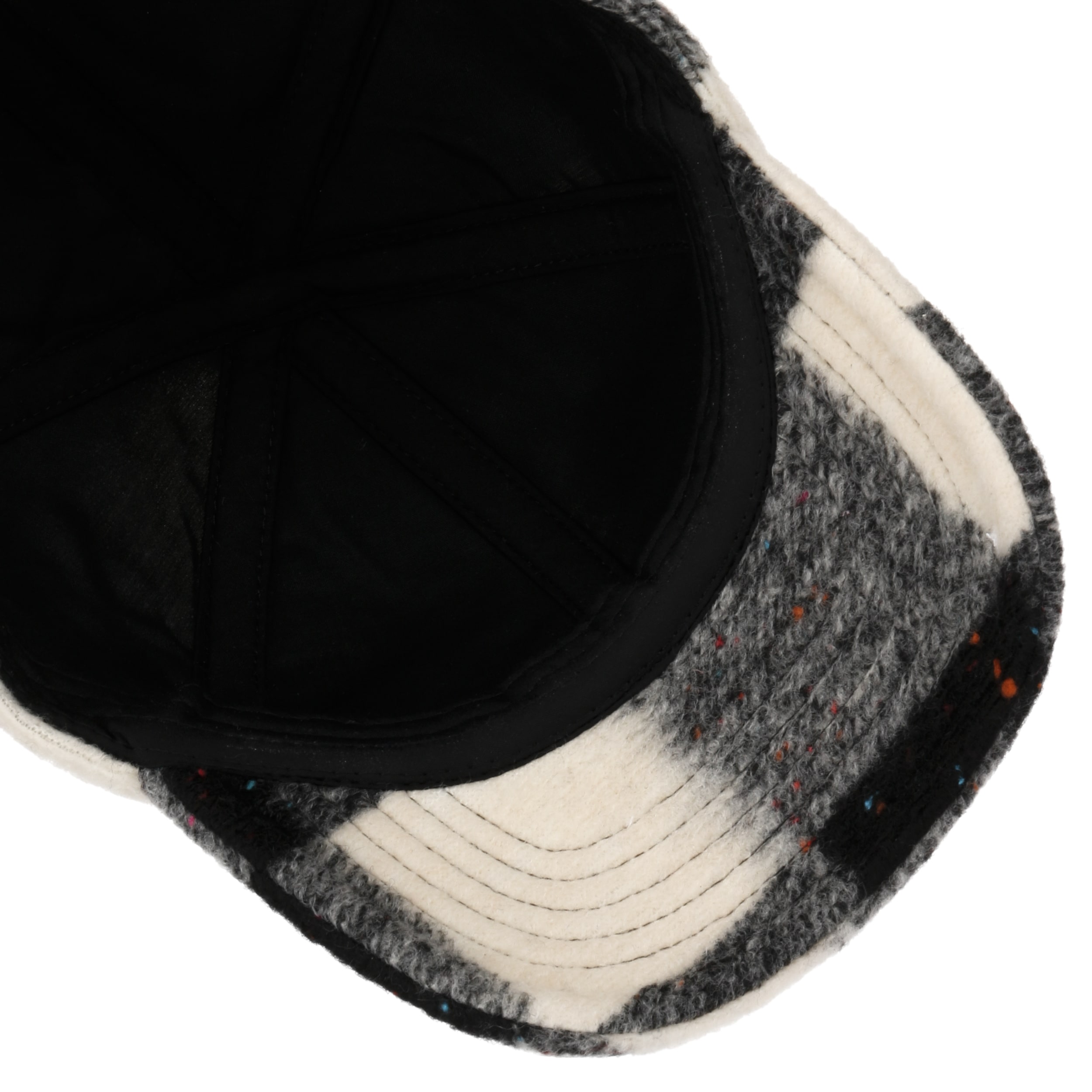 Tricolour Wool Check Cap by Seeberger --> Shop Hats, Beanies & Caps ...