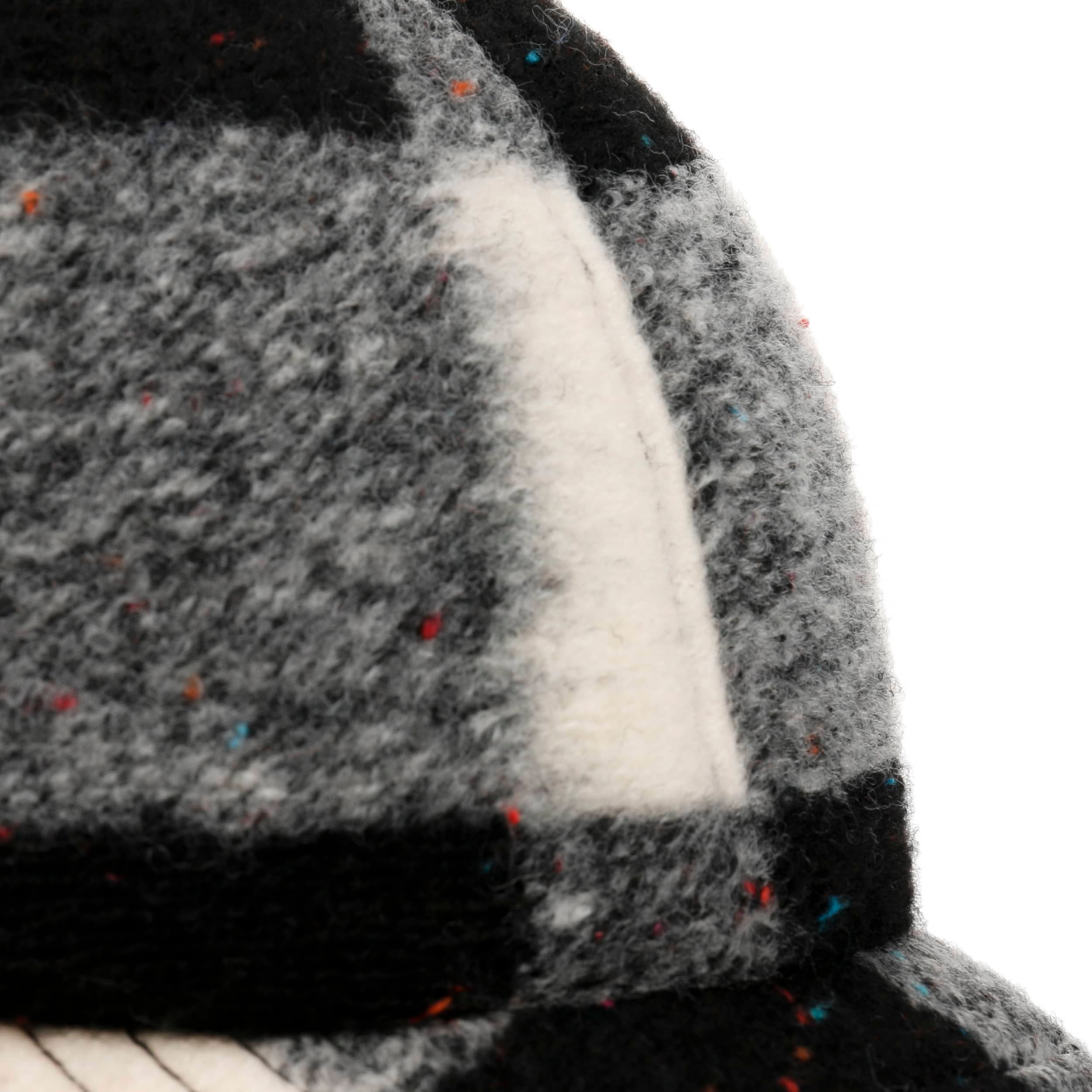 Tricolour Wool Check Cap by Seeberger - 38,95