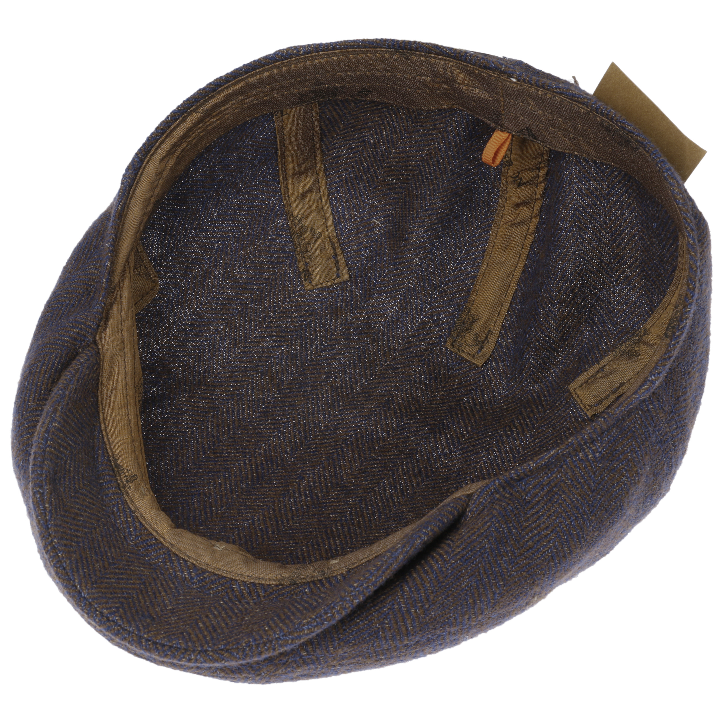 Twotone Herringbone Driver Flat Cap by Stetson - 61,95