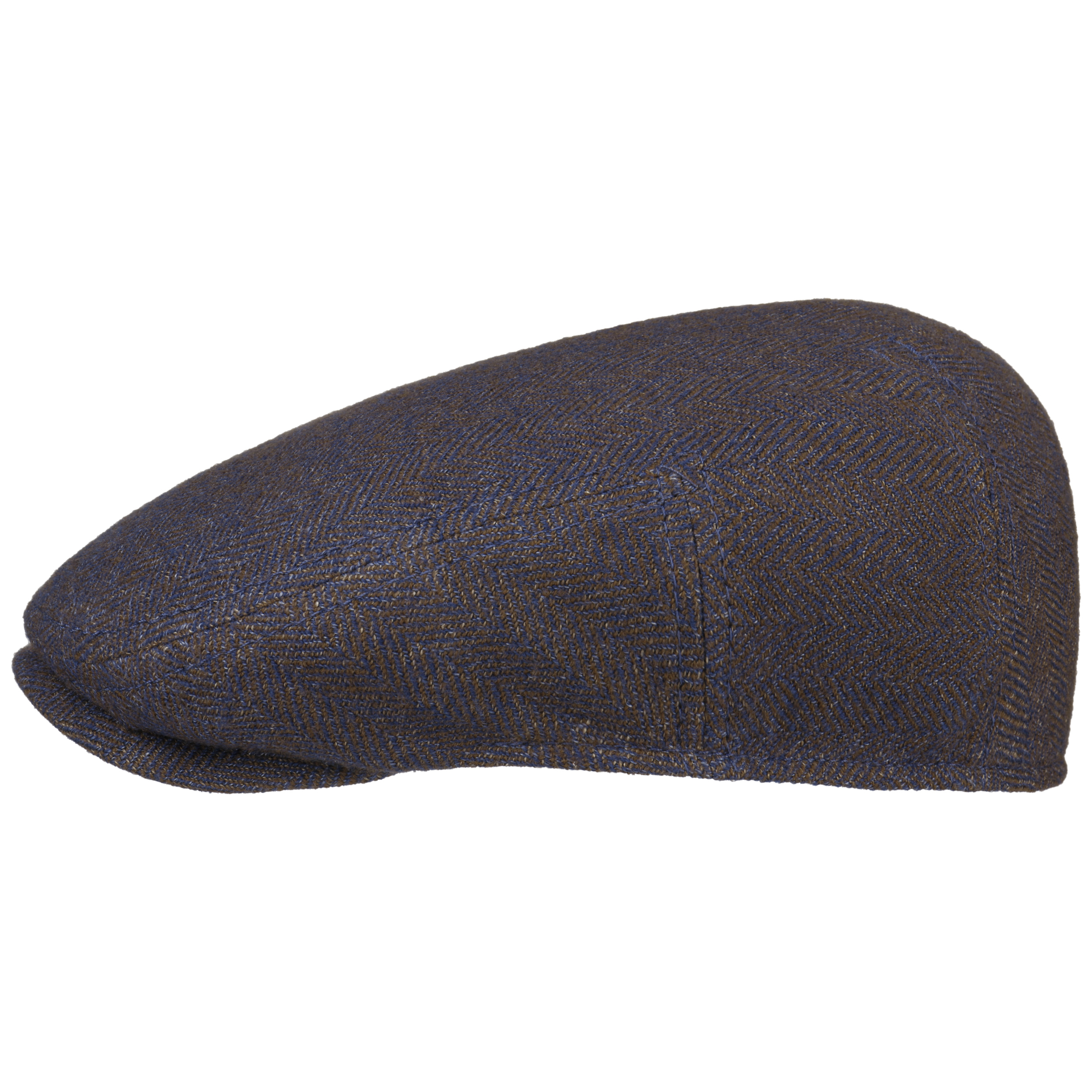 Twotone Herringbone Driver Flat Cap by Stetson - 61,95
