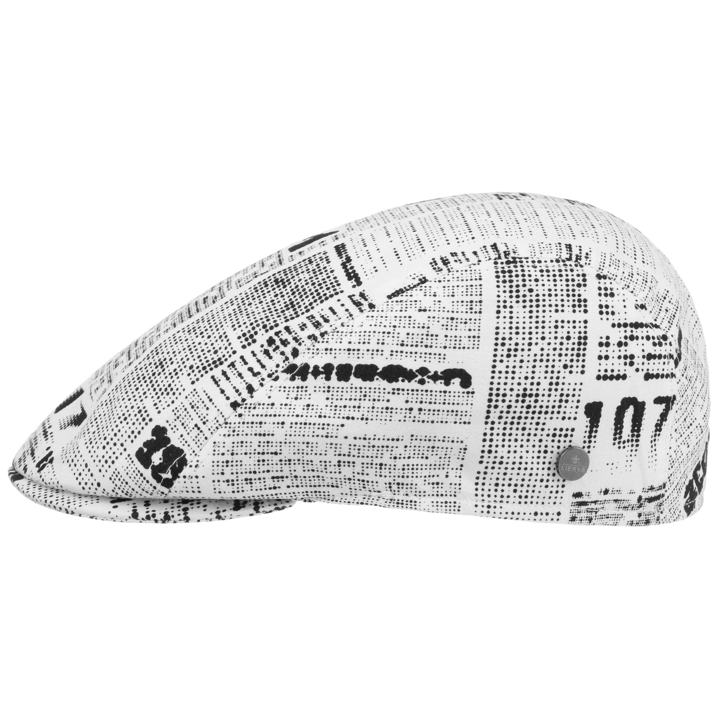 Twotone Newspaper Flat Cap by Lierys - 62,95