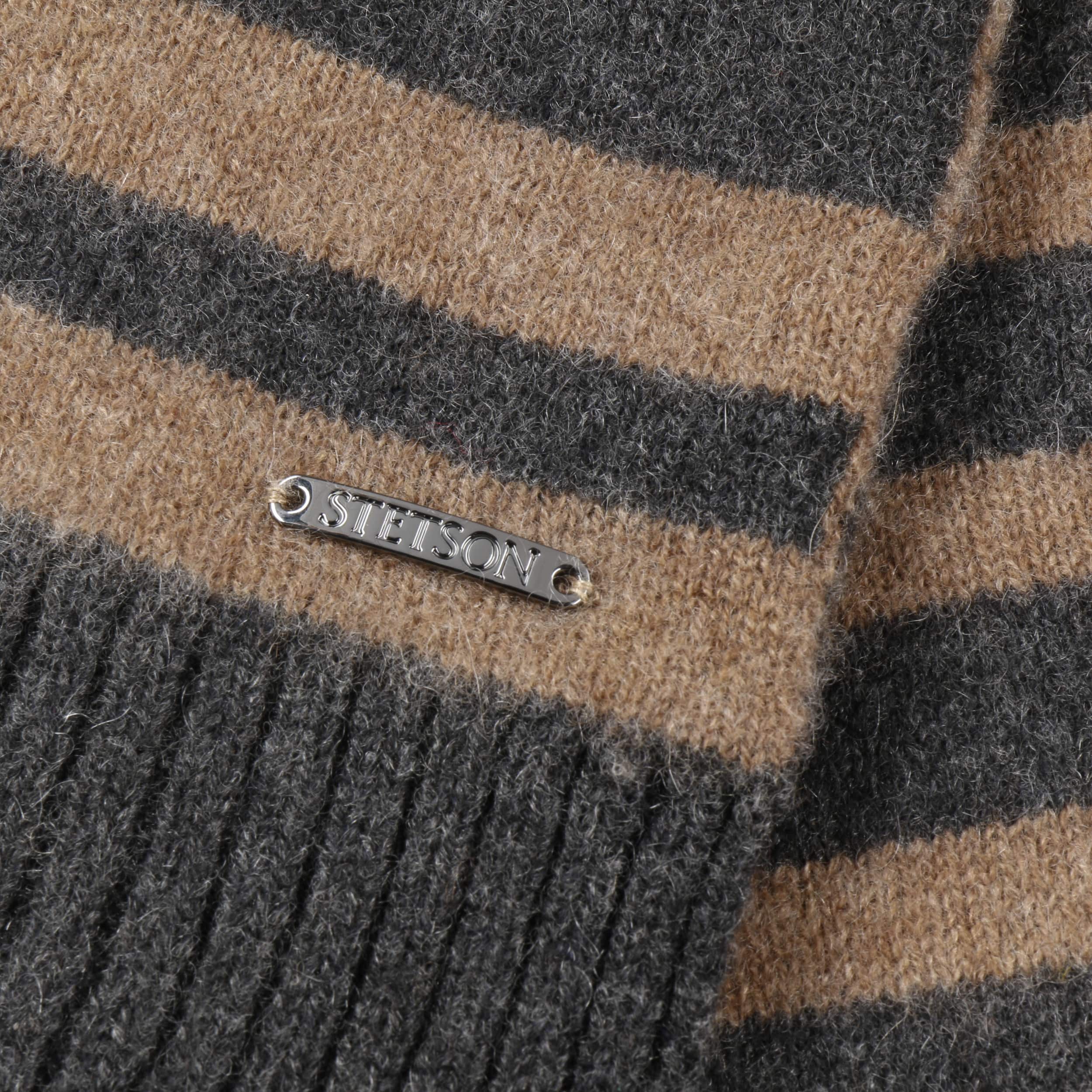 Twotone Stripes Cashmere Scarf by Stetson - 249,00