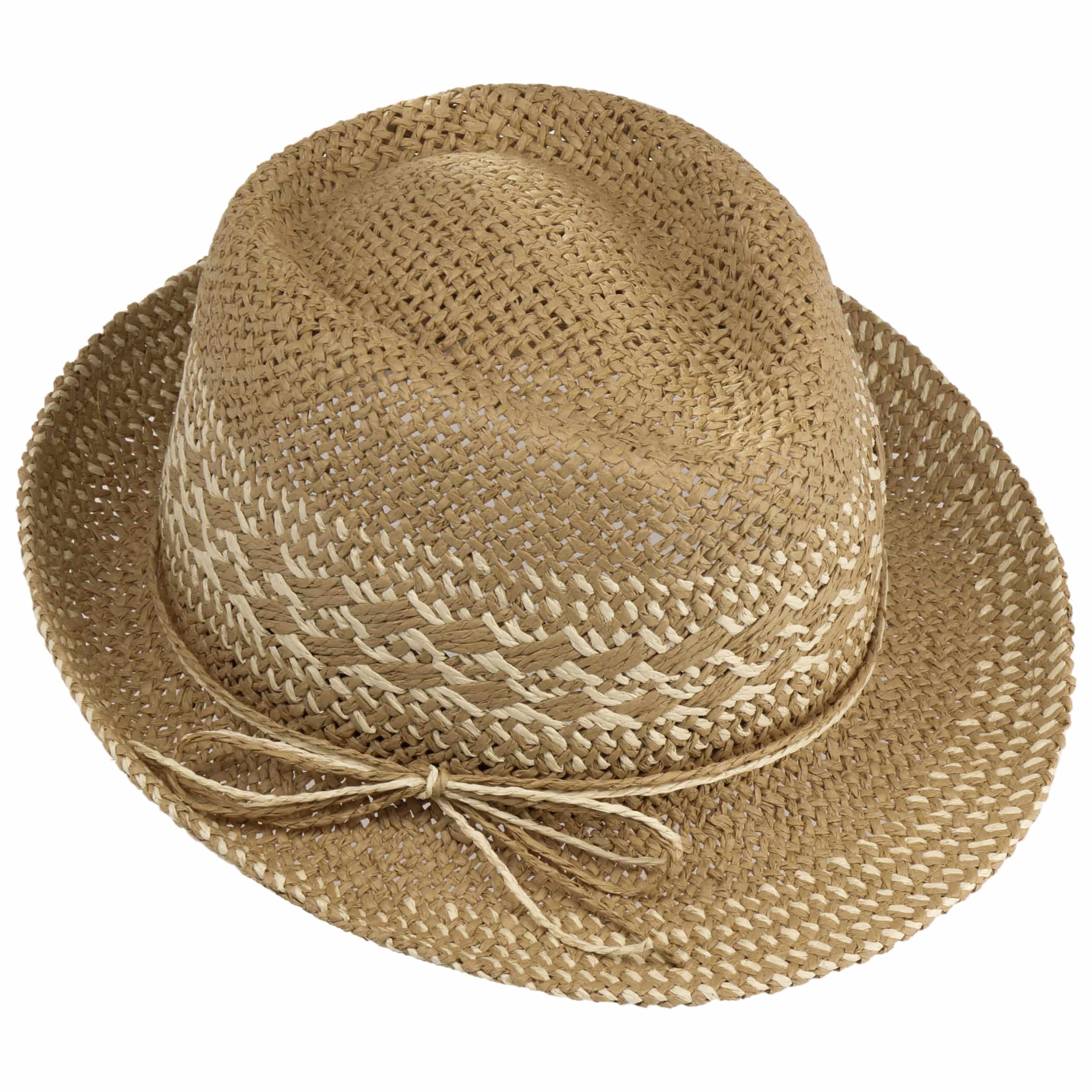Twotone Trilby Straw Hat by Loevenich - 42,95