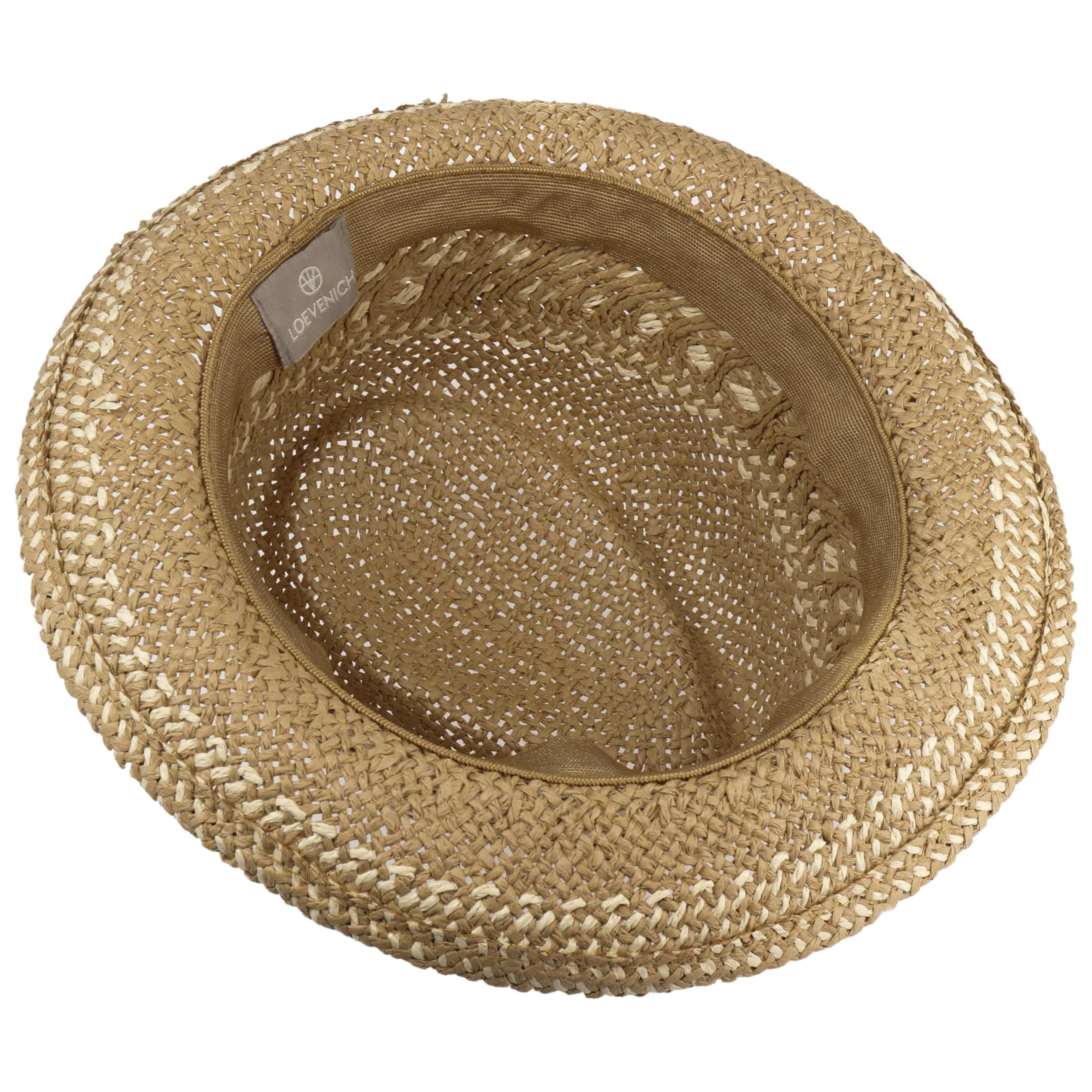 Twotone Trilby Straw Hat by Loevenich - 42,95