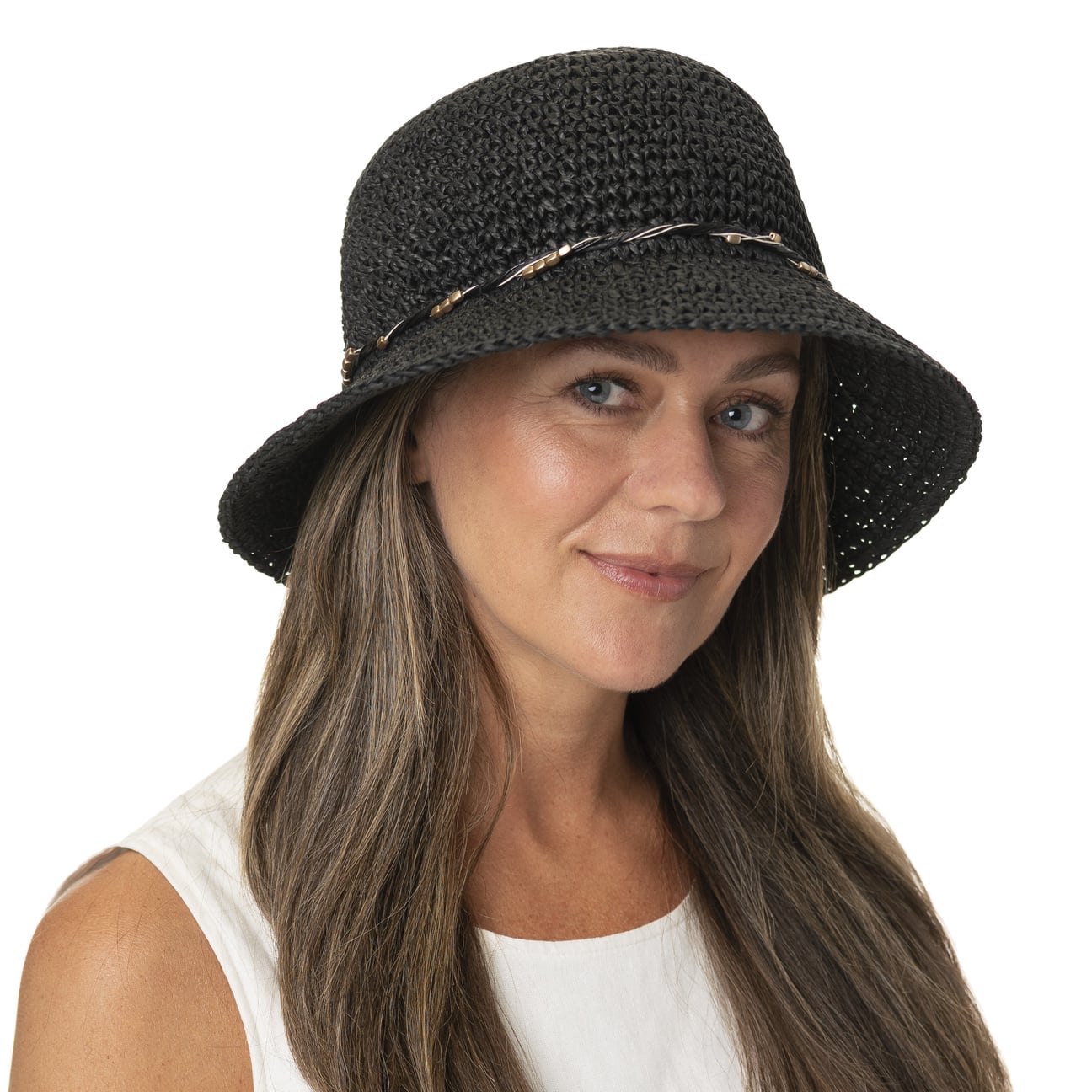 Uni Crochet Straw Hat by Loevenich - 42,95