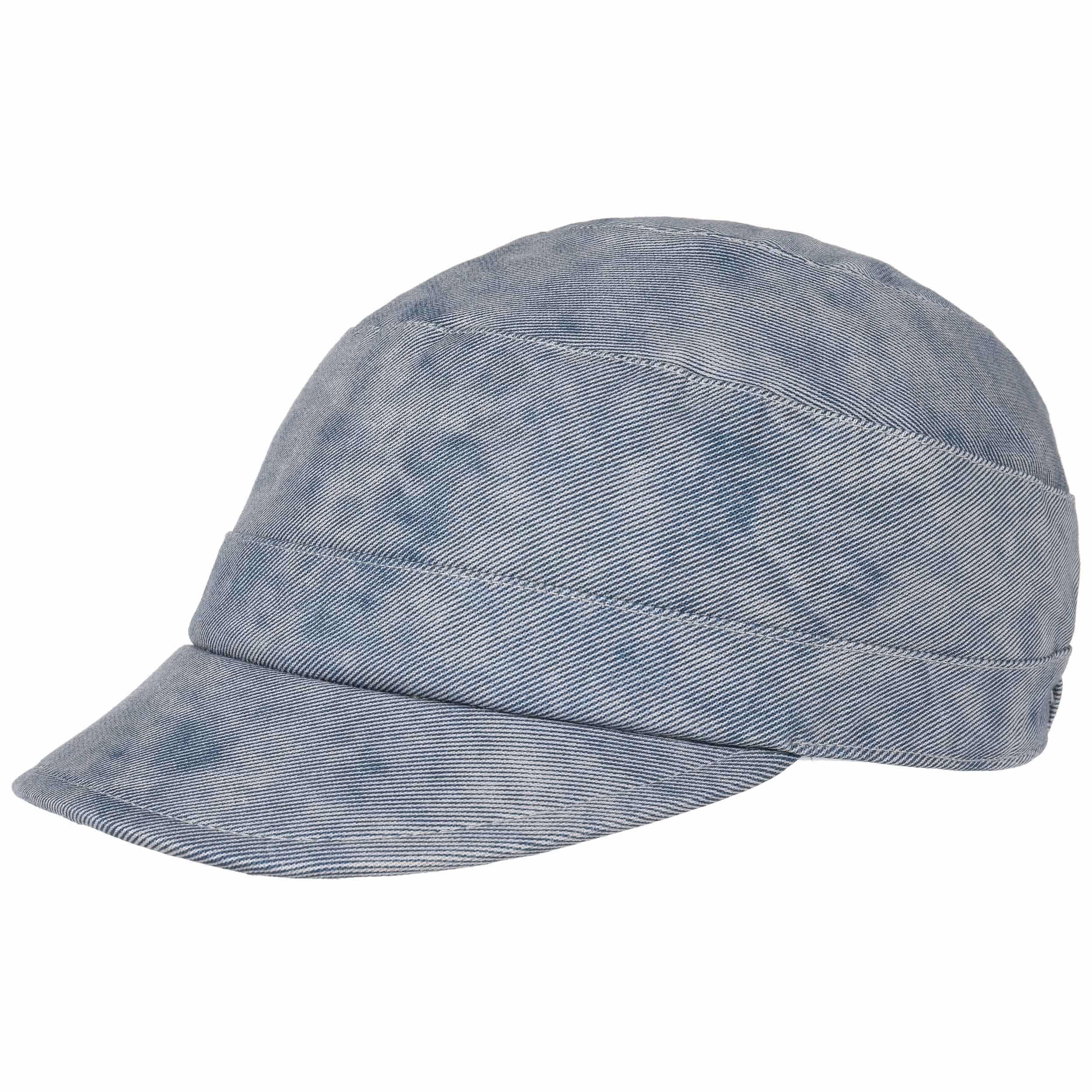 Used Denim Mélange Army Cap by Lipodo --> Shop Hats, Beanies & Caps ...