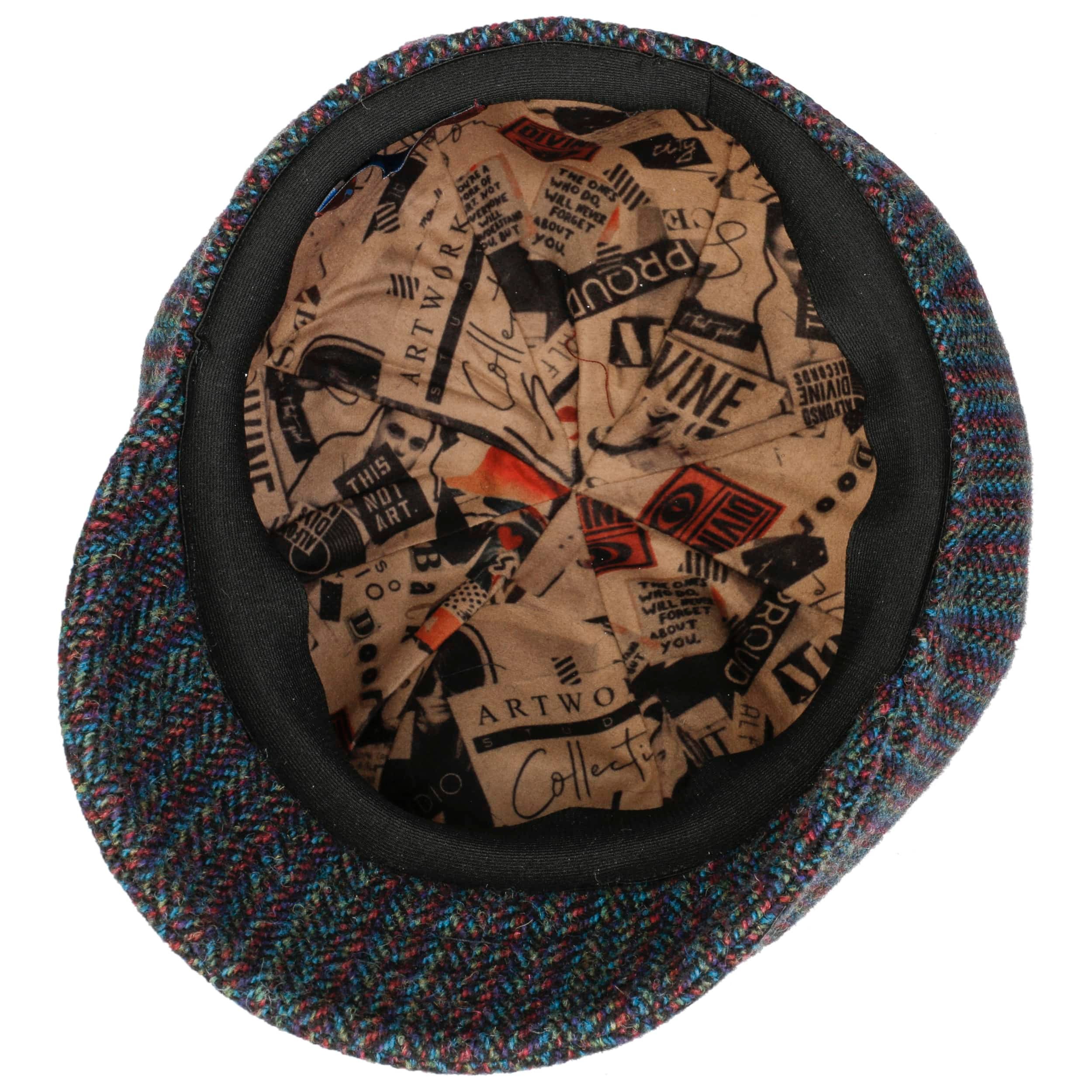 Vea Herringbone Newsboy Cap by Alfonso D’Este - 83,95