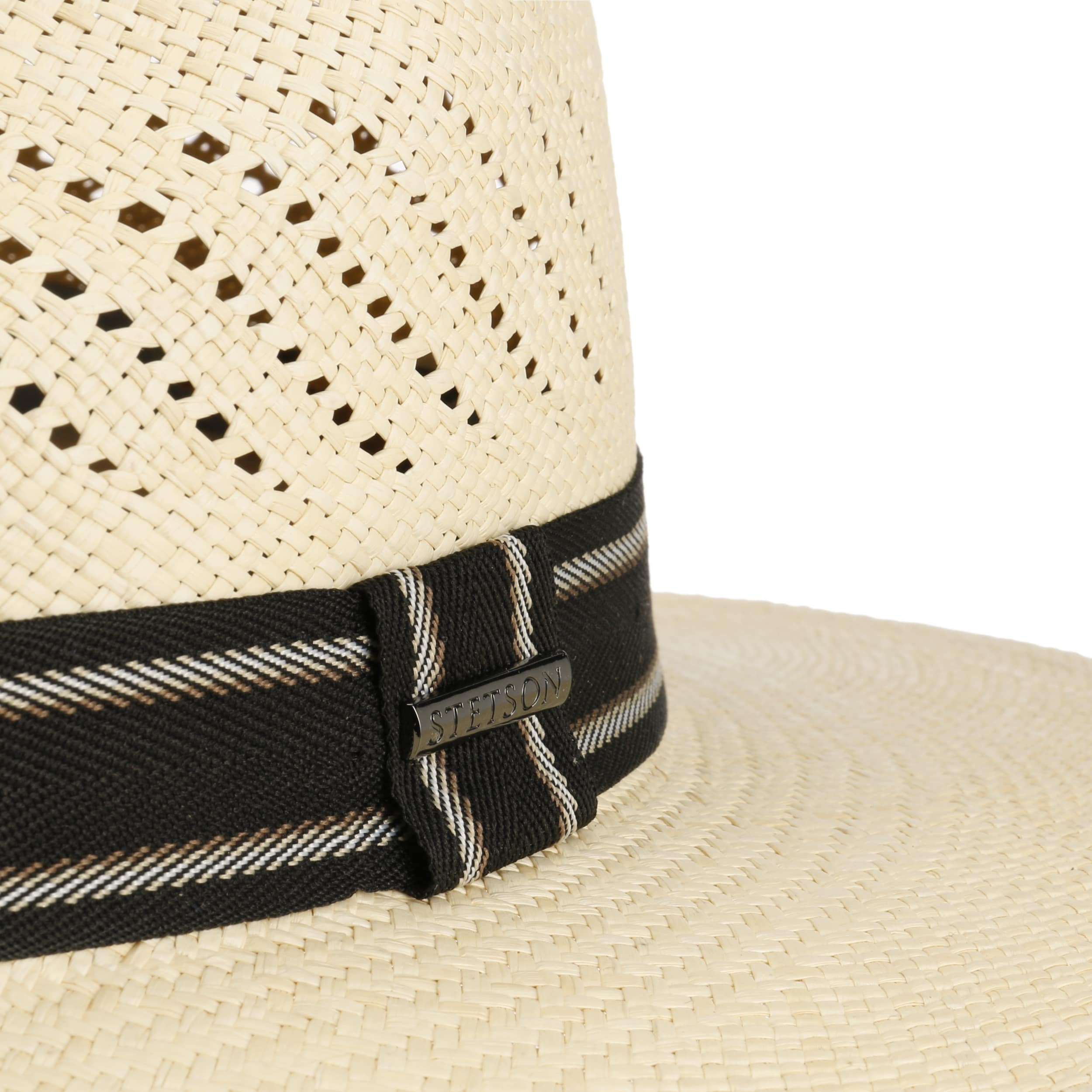 Vented Crown Traveller Panama Hat by Stetson - 199,00