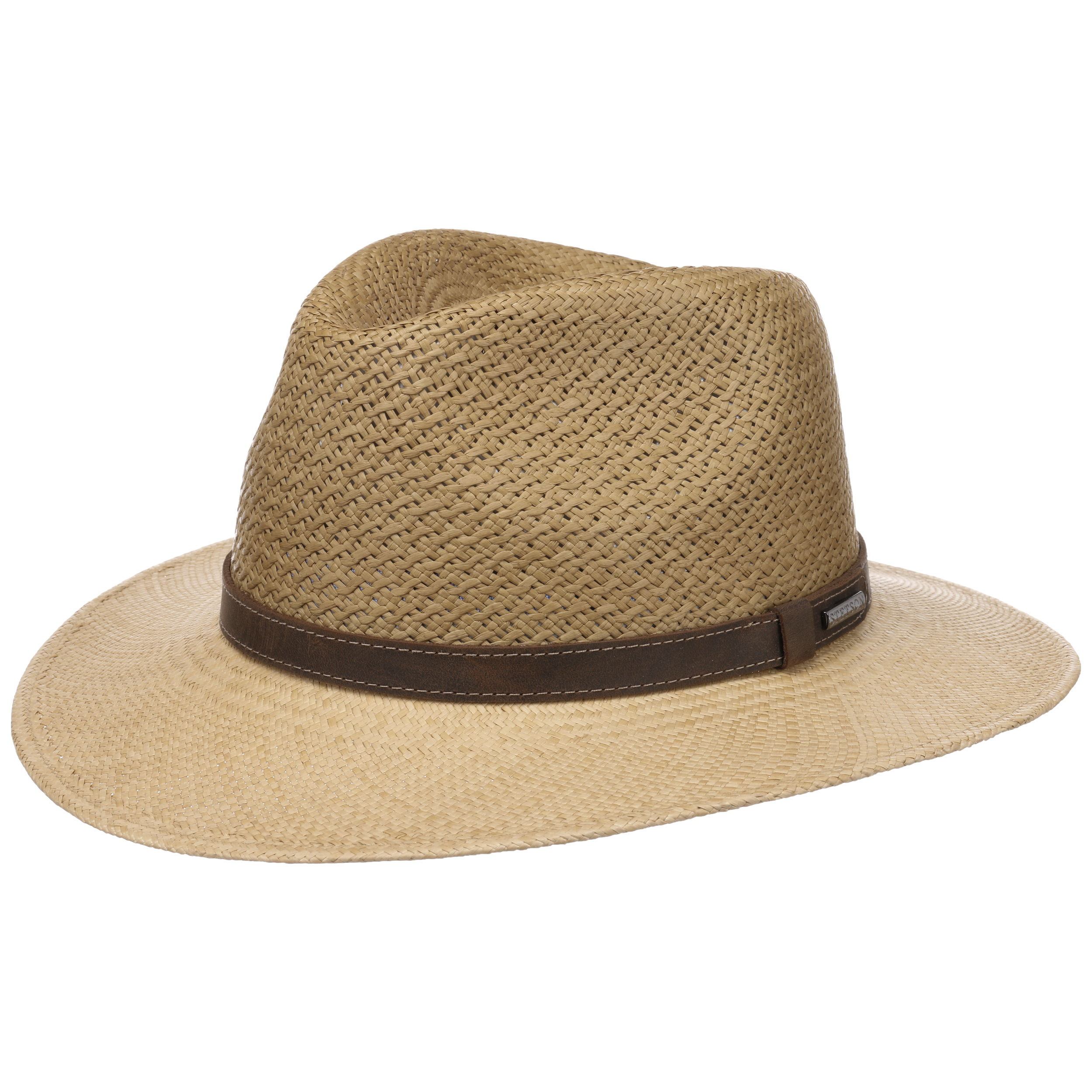 Verlon Panama Hat with Leather Band by Stetson - 159,00