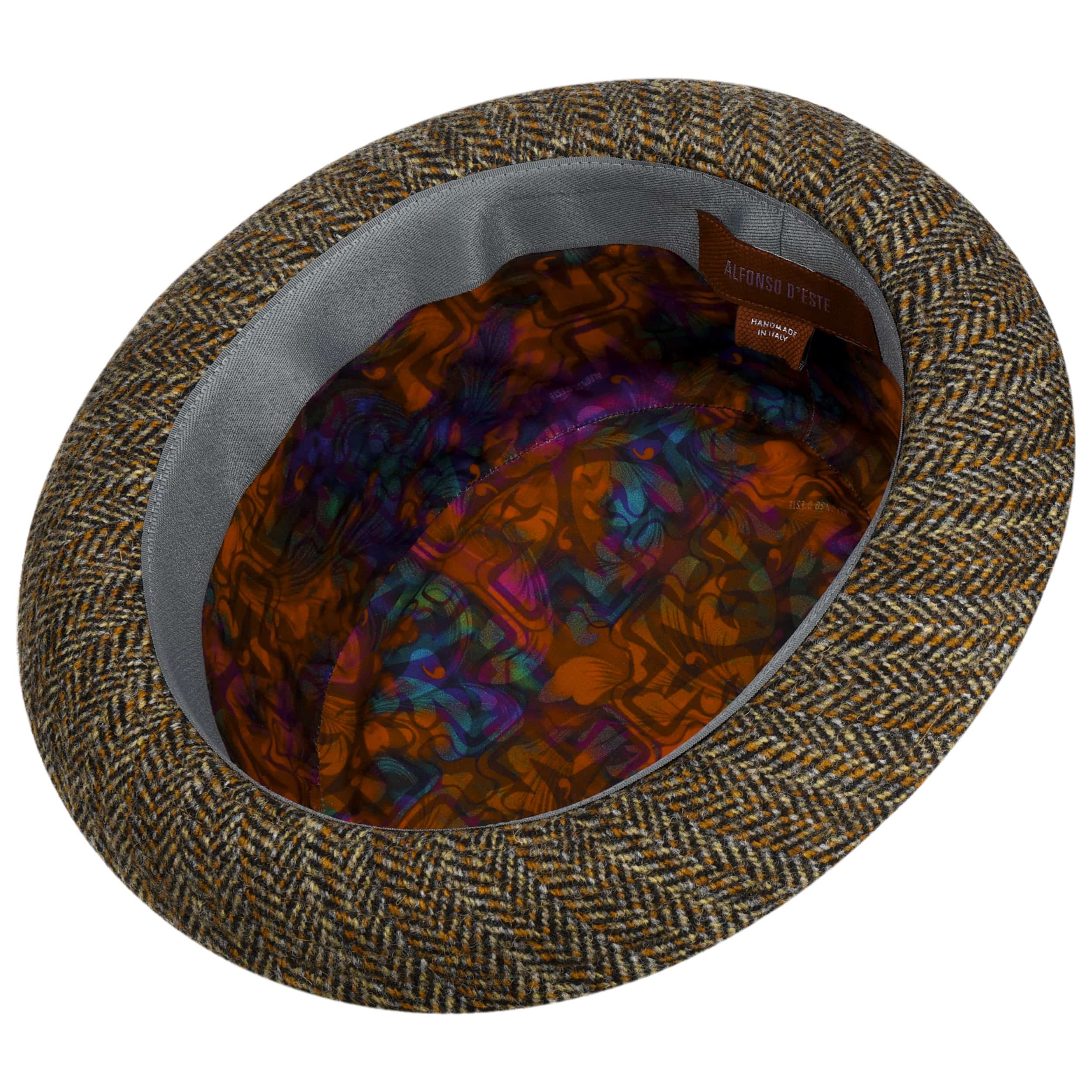 Vescova Pork Pie Cloth Hat by Alfonso D'Este - 123,95