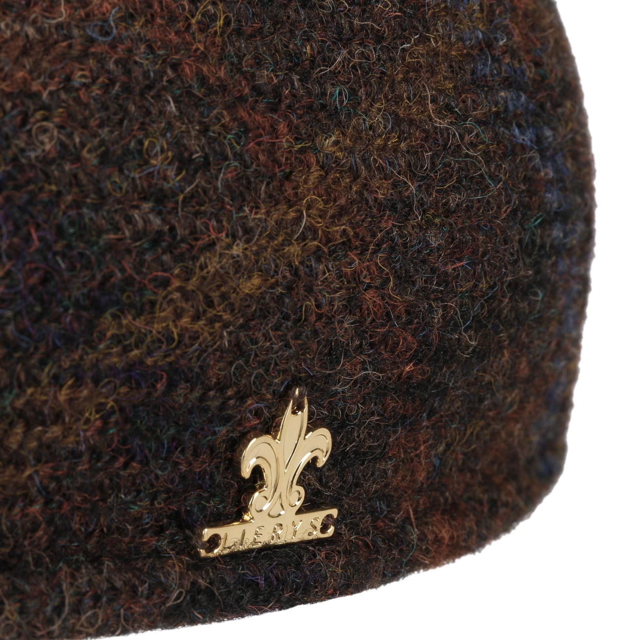 Vialo Wool Check Flat Cap by Lierys Gold - 144,95