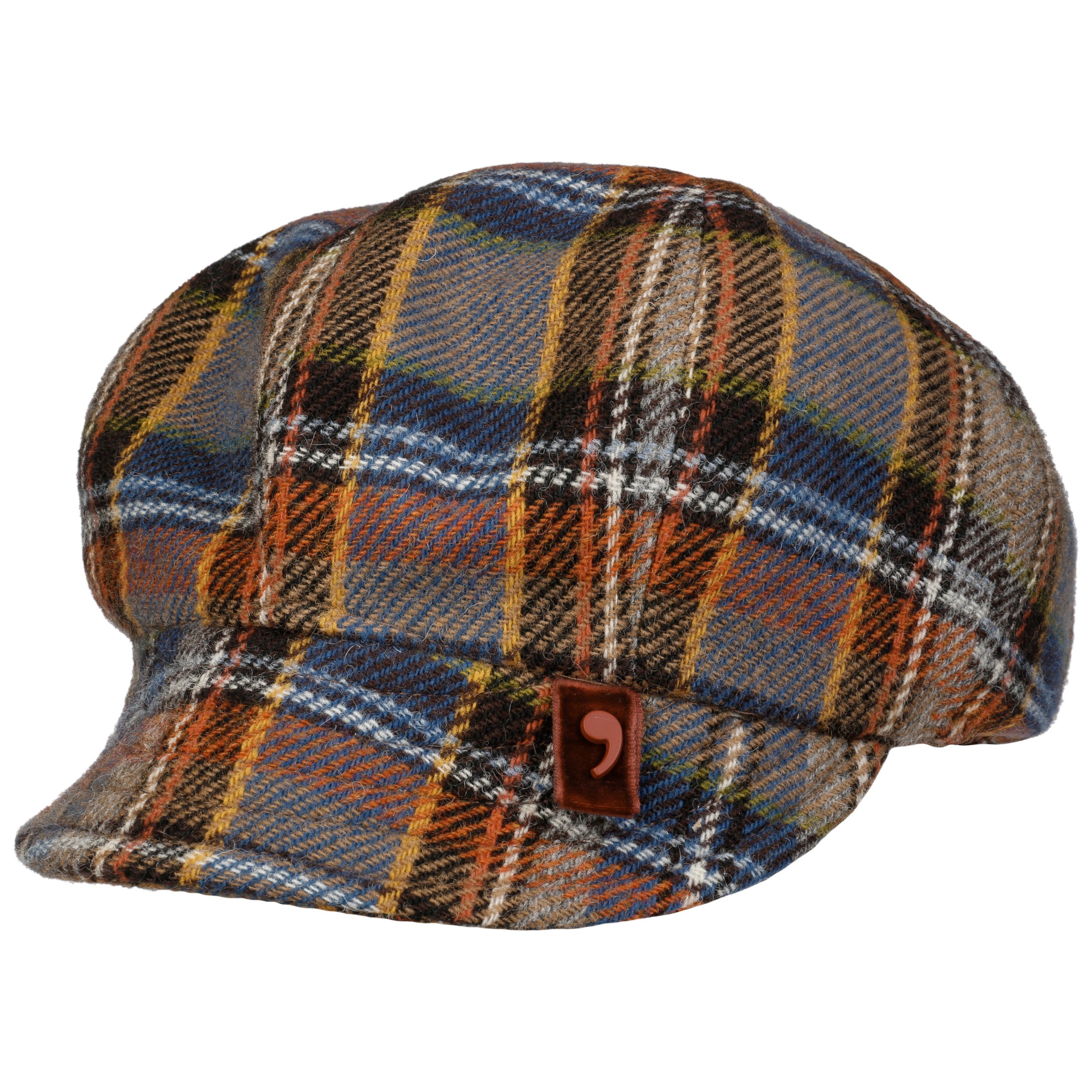 Viani Check Newsboy Cap by Alfonso D’Este - 83,95