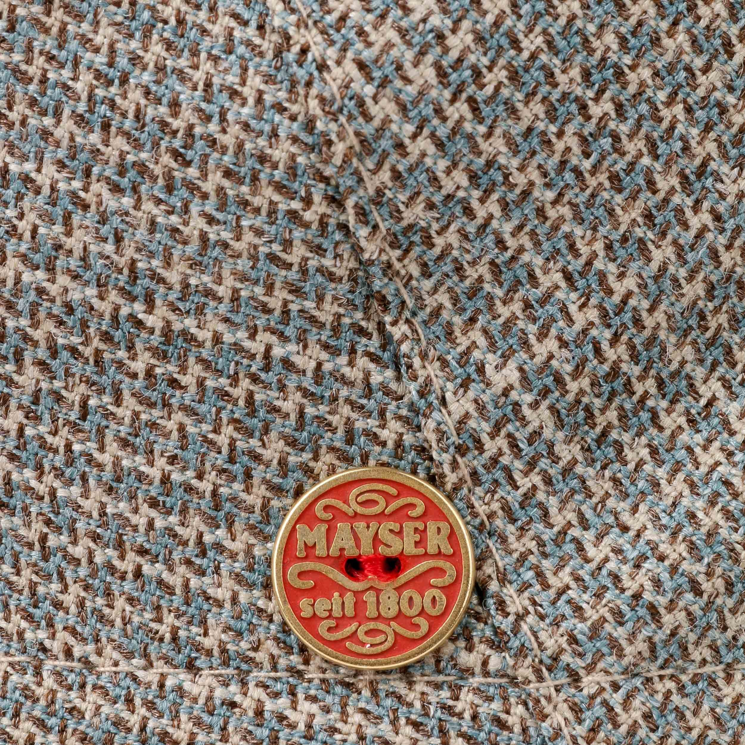 Vincent Soft Check Flat Cap by Mayser - 56,95