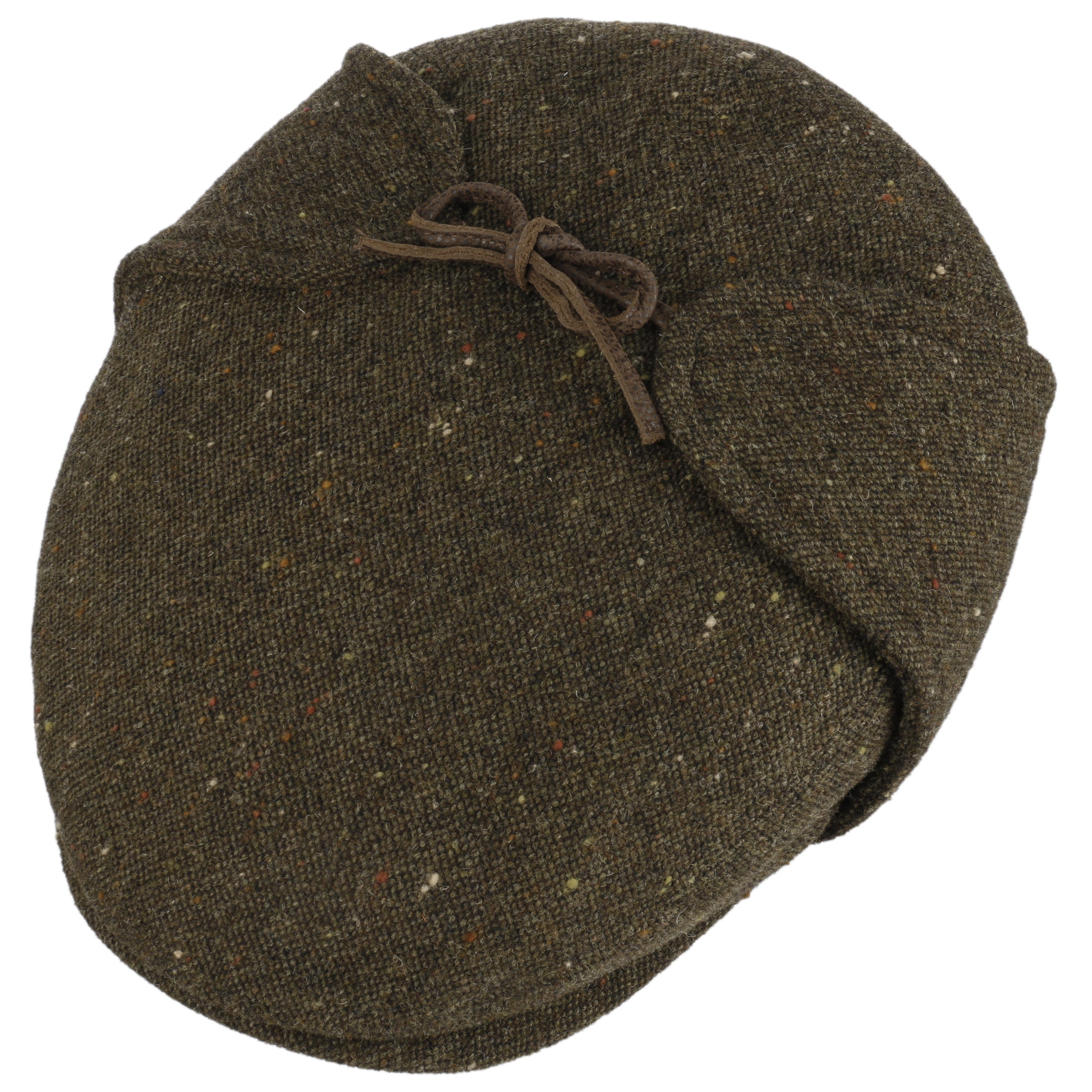Virgin Wool Flat Cap with Ear Flaps by Stetson - 82,95