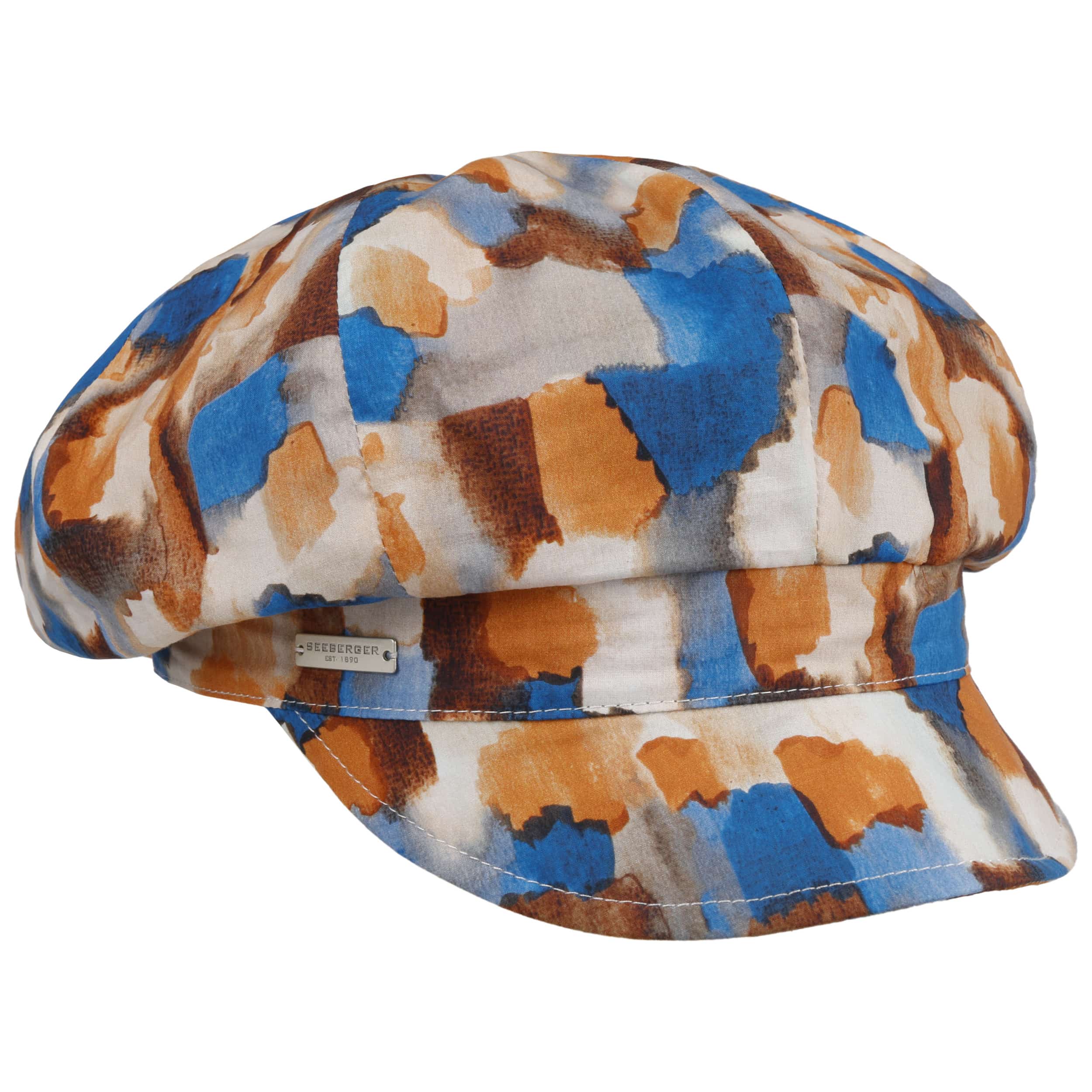 Watercolour Newsboy Cap by Seeberger --> Shop Hats, Beanies & Caps ...