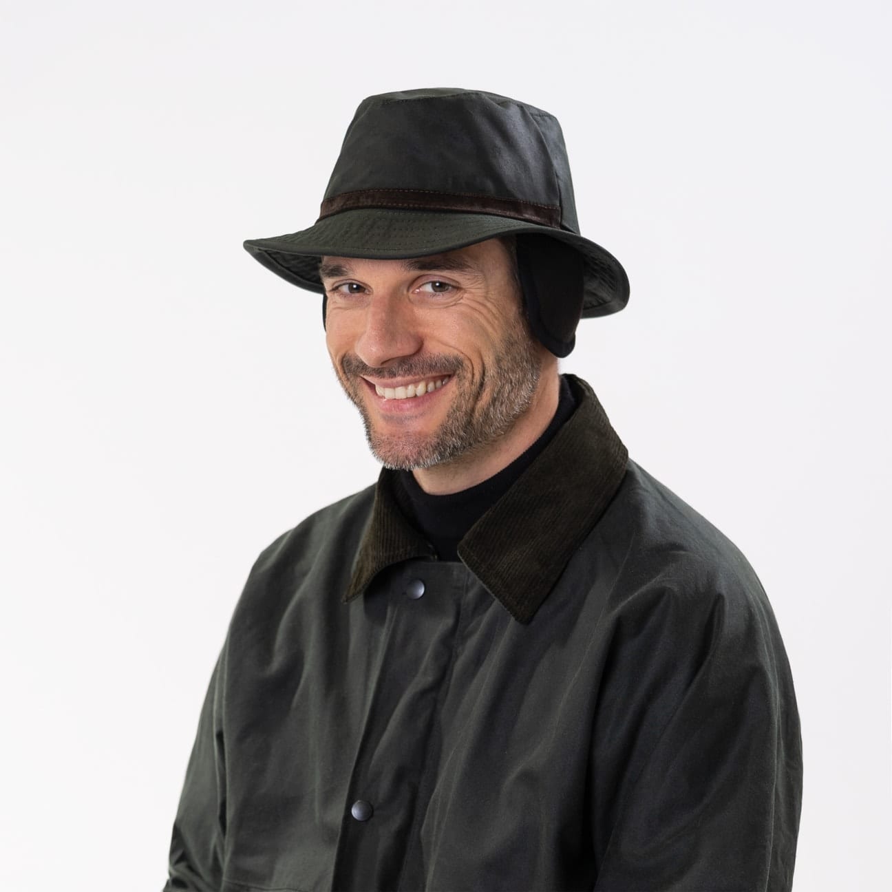Waxed Cotton 2 in 1 Signal Hat by Lierys --> Shop Hats, Beanies & Caps ...