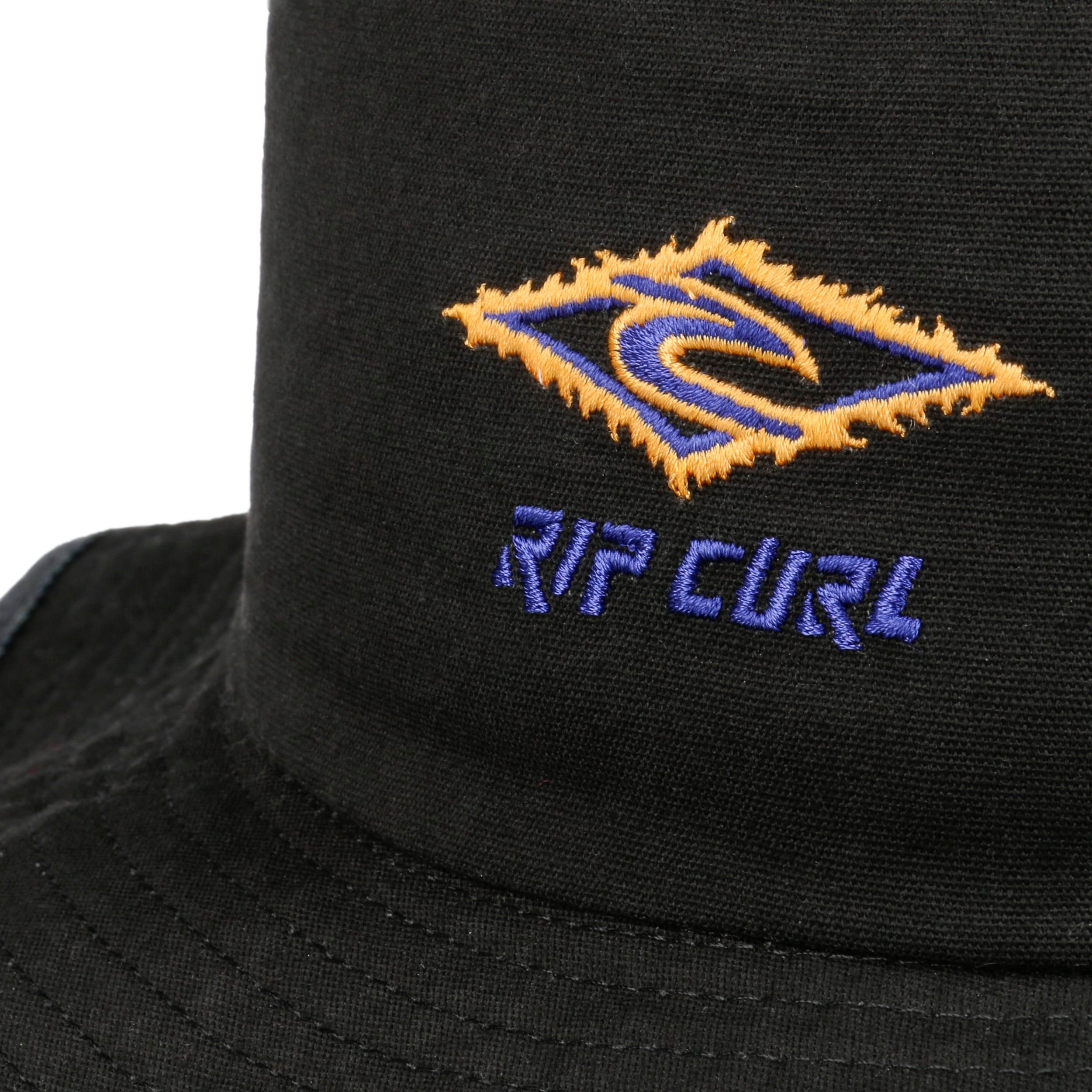Rip Curl Vaporcool Mid Brim Bucket Hat - Black Size Rip Curl Classic ...